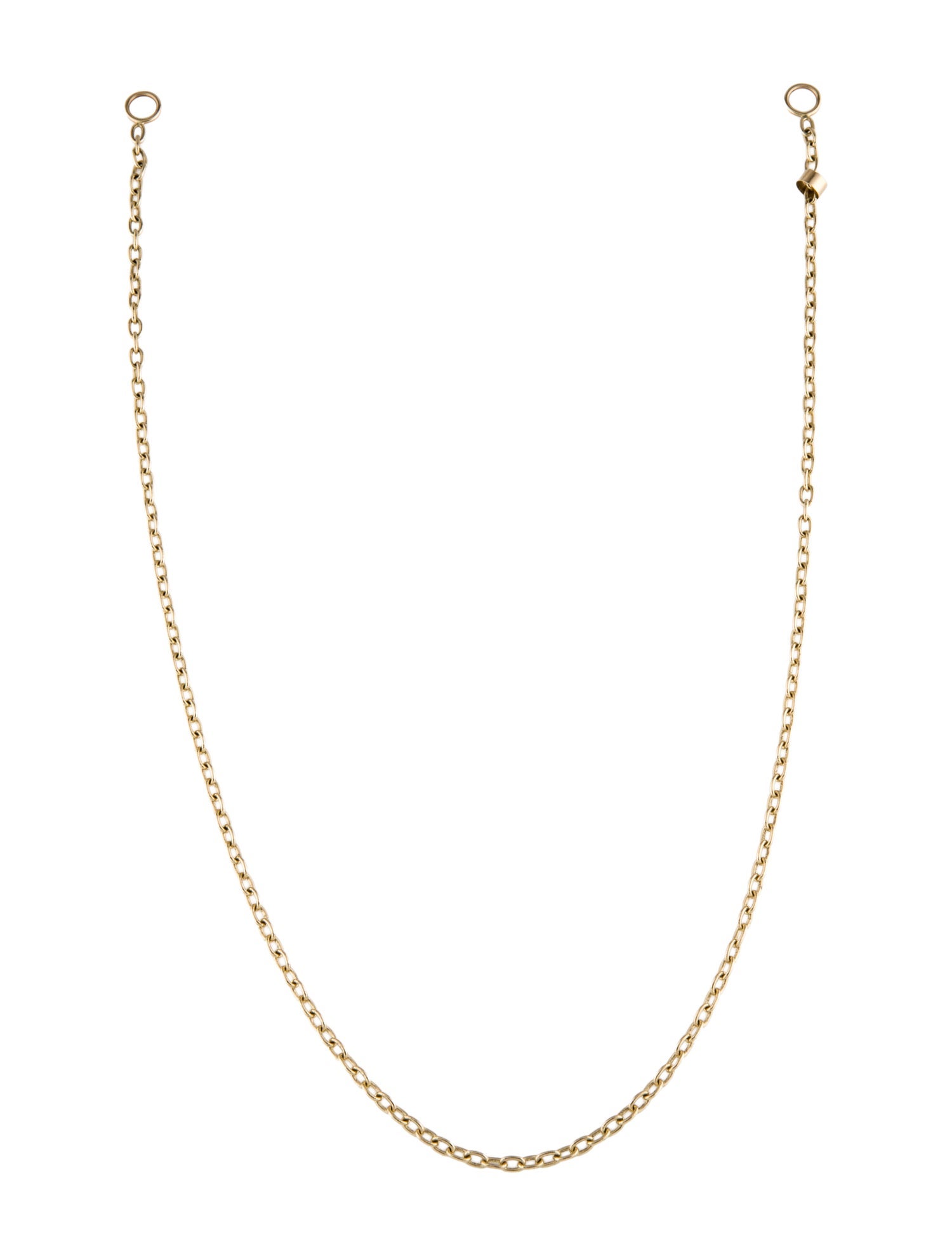 Marla Aaron 14K Pulley Chain - 14K Yellow Gold Chain, Necklaces ...