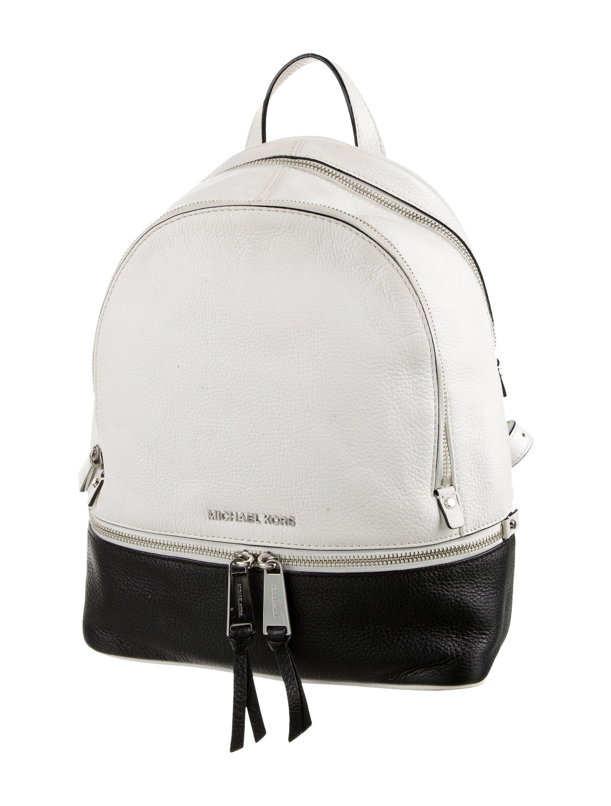 Michael Kors Saffiano Leather Backpack - White Backpacks, Handbags ...