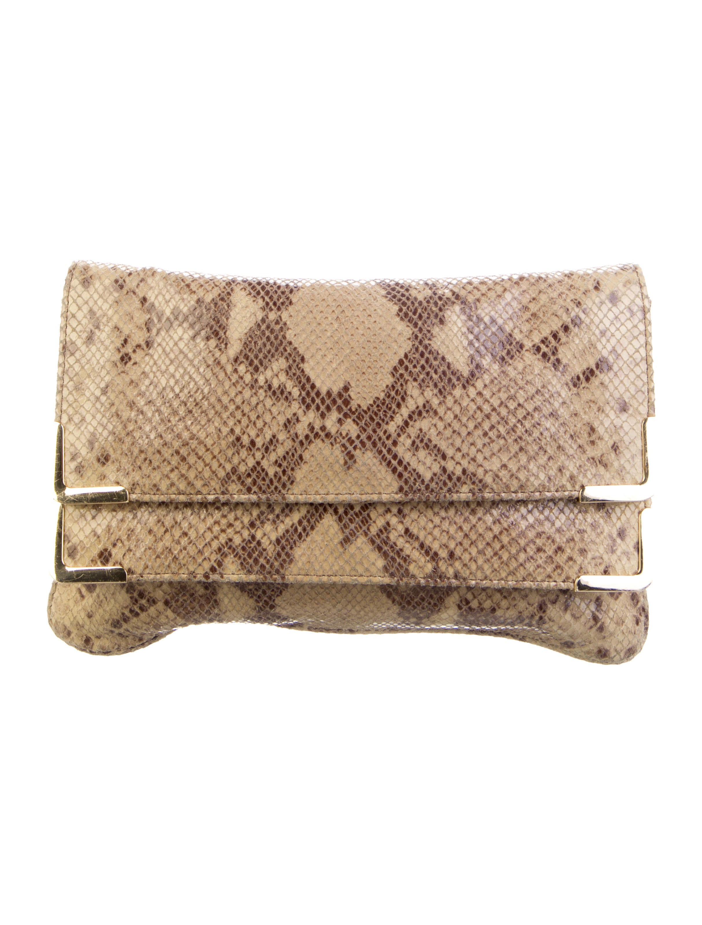 Michael Kors Snake Embossed Clutch - Clutches, Handbags - MIC201155 ...