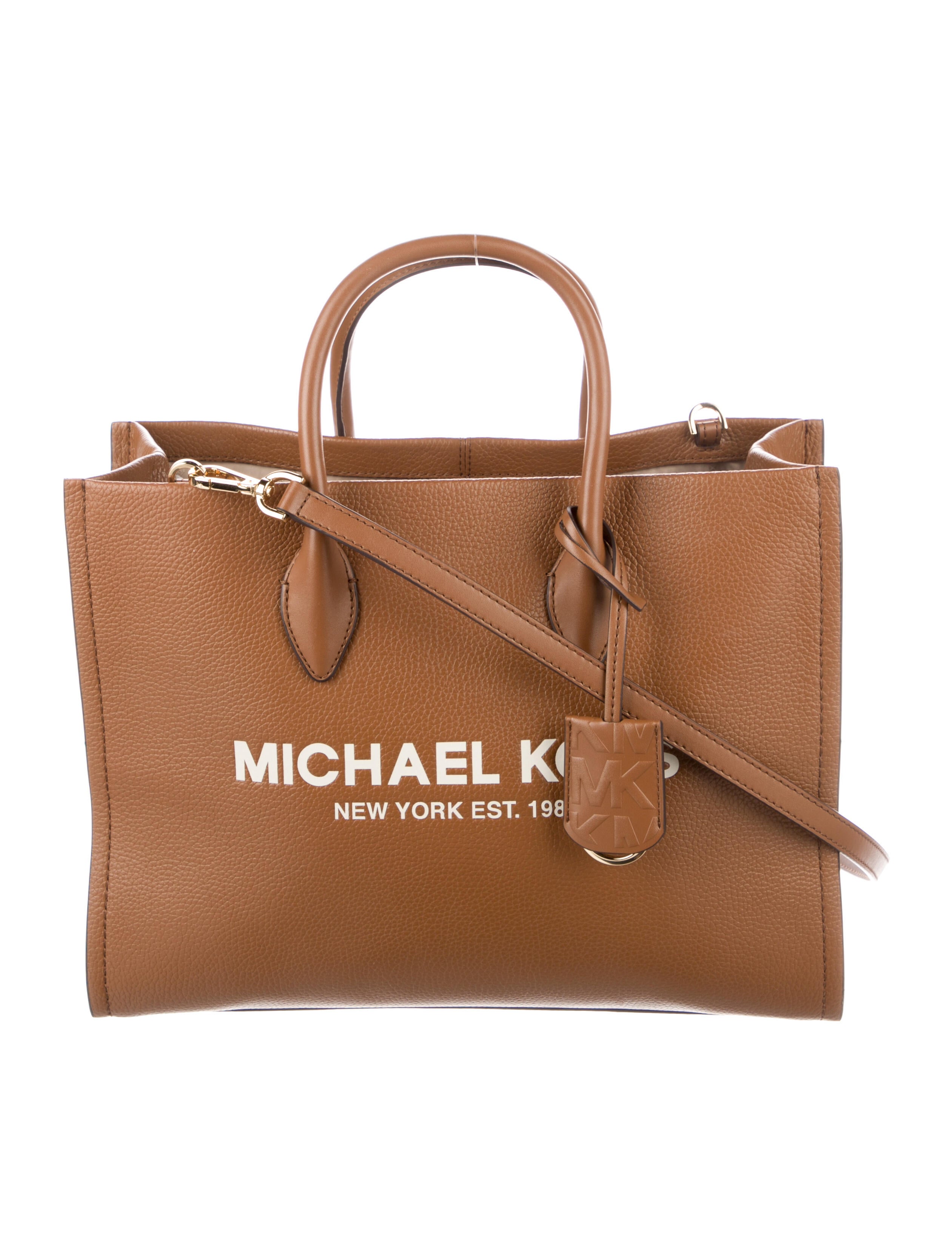 Michael Kors Leather Tote Bag - Brown Totes, Handbags - MIC203442 | The ...