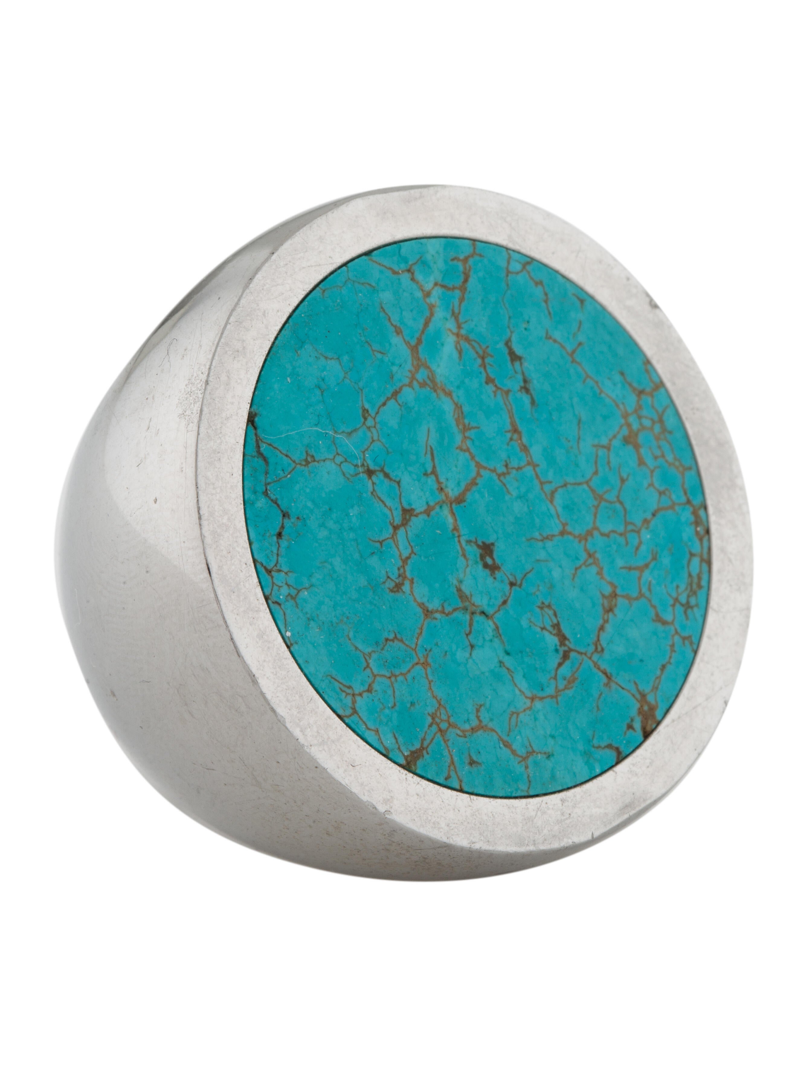 Ring 18K Blue Topaz & Diamond Cocktail Ring - Blue, 18K White Gold ...