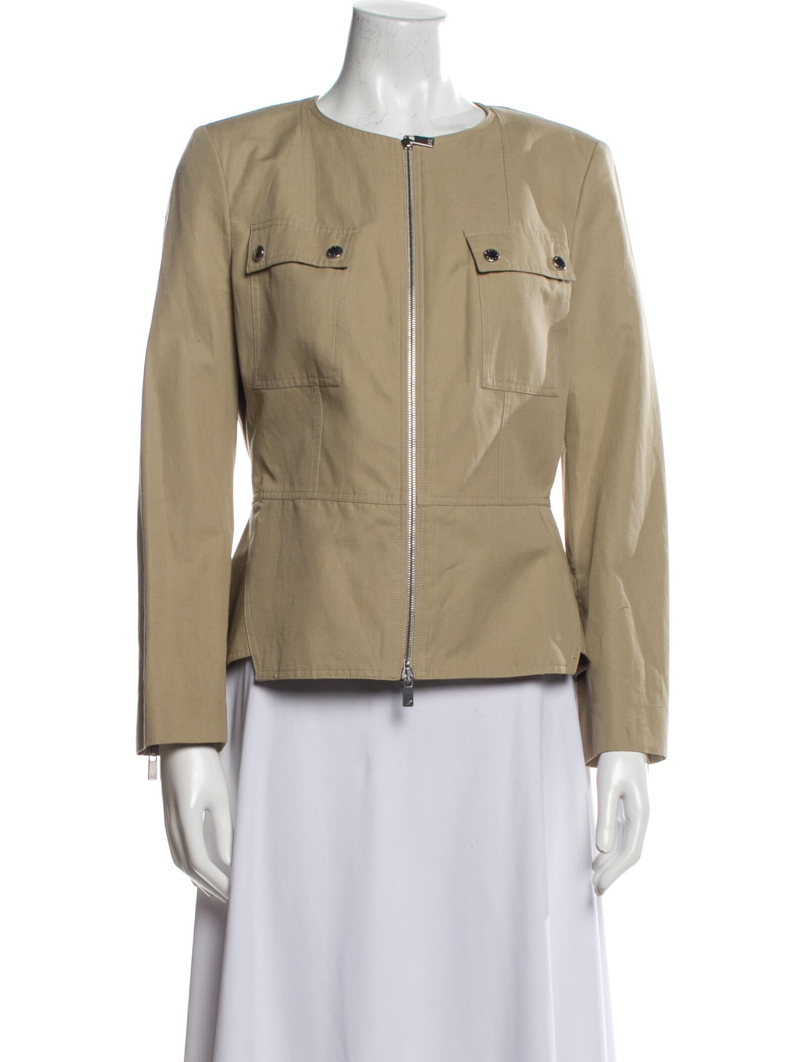 Michael Kors Utility Jacket - Neutrals Jackets, Clothing - MIC211464 ...