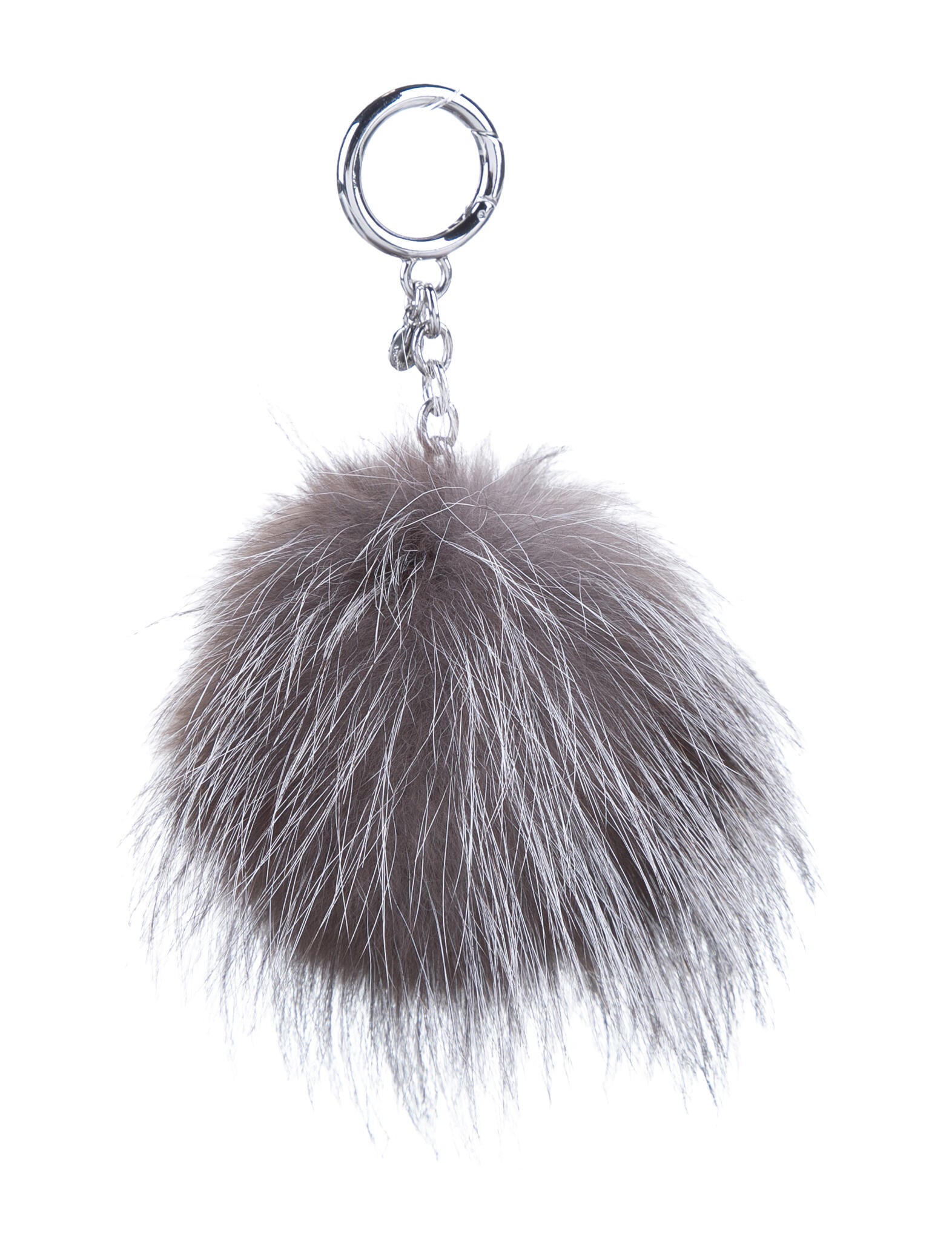 Michael Kors Furry Pom-Pom Keychain - Brown Keychains, Accessories - MIC211715 | The RealReal