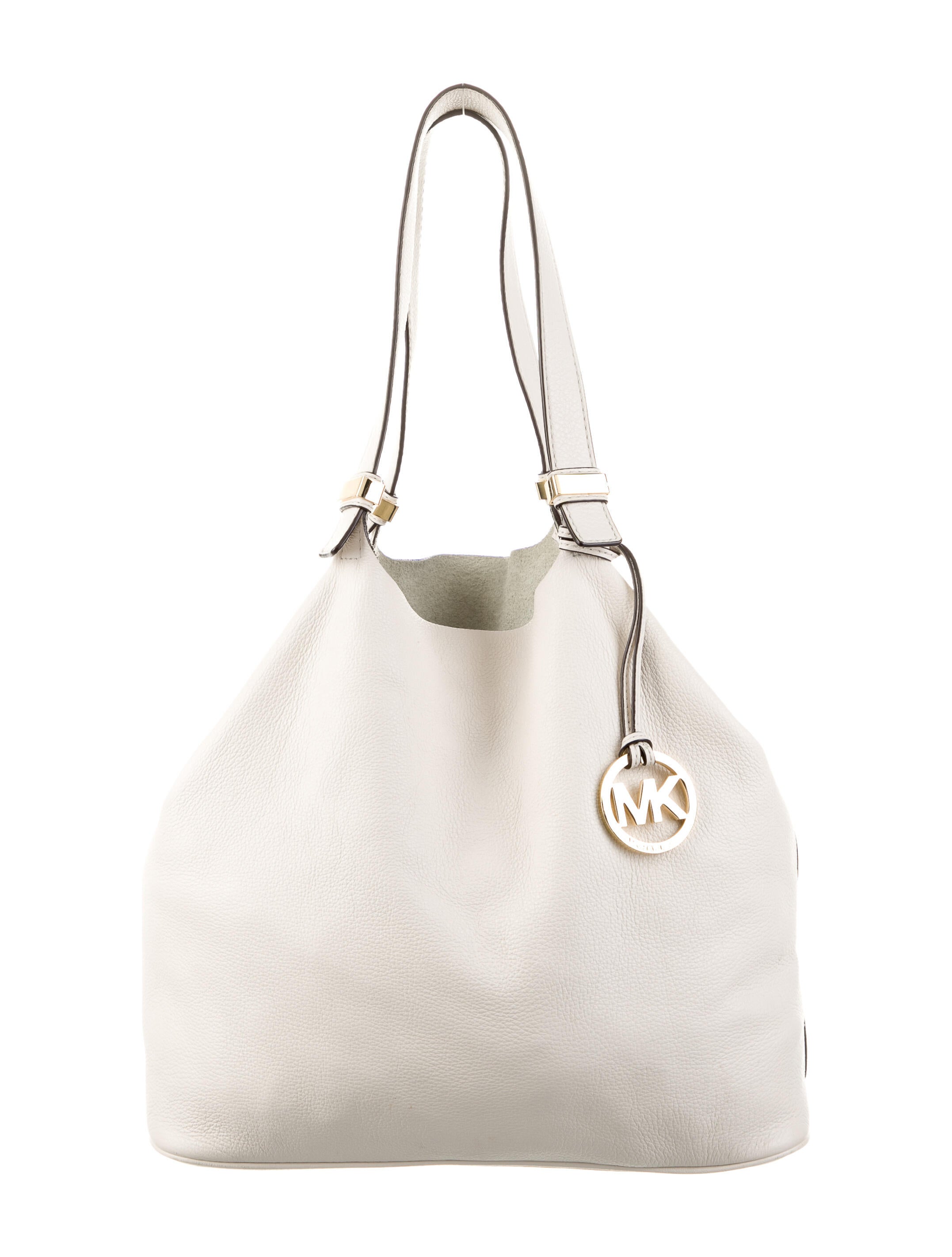 Michael Kors Leather Hobo Bag - White Hobos, Handbags - MIC214127 | The RealReal
