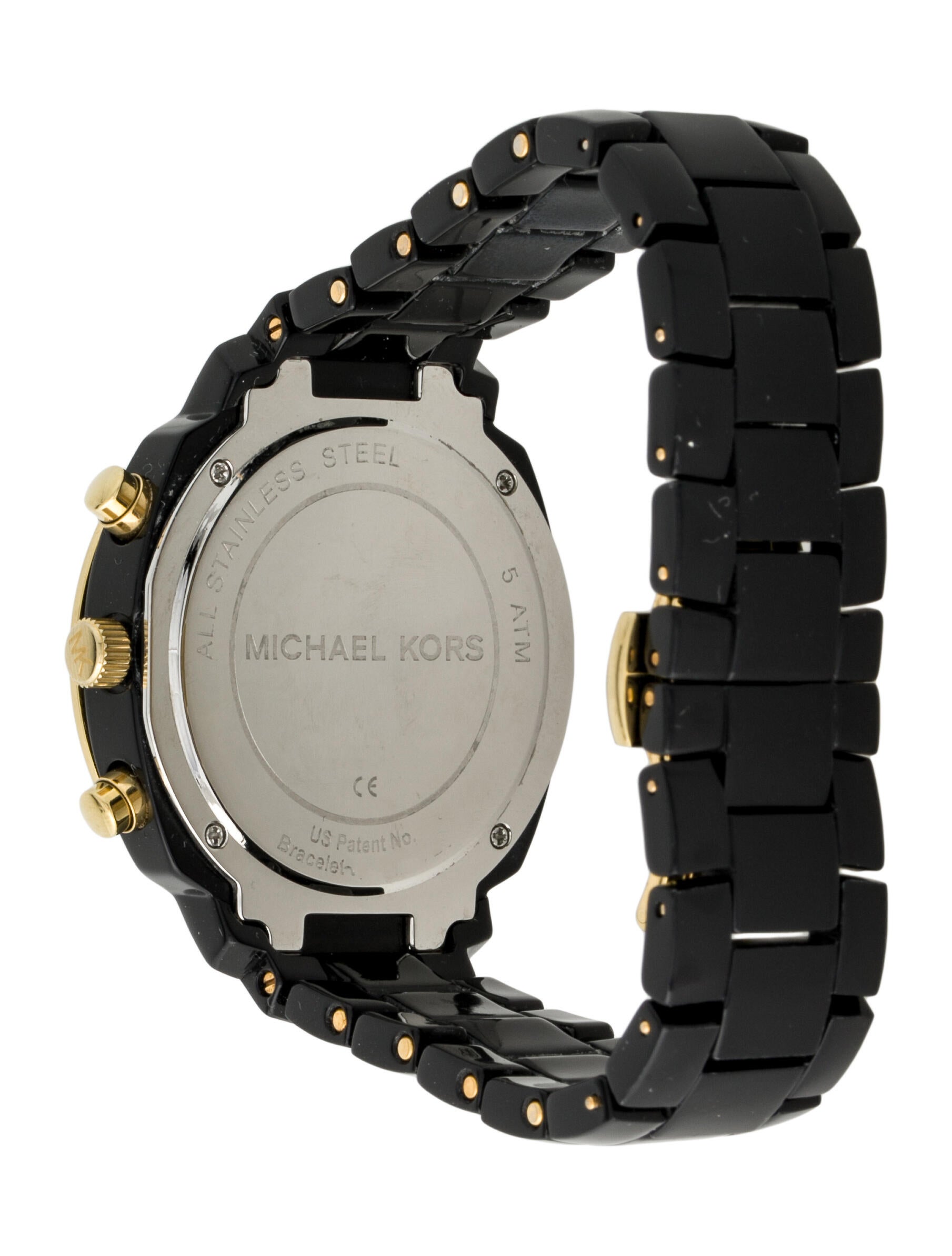 Michael Kors Black Acrylic Watch - MK-5215 | The RealReal