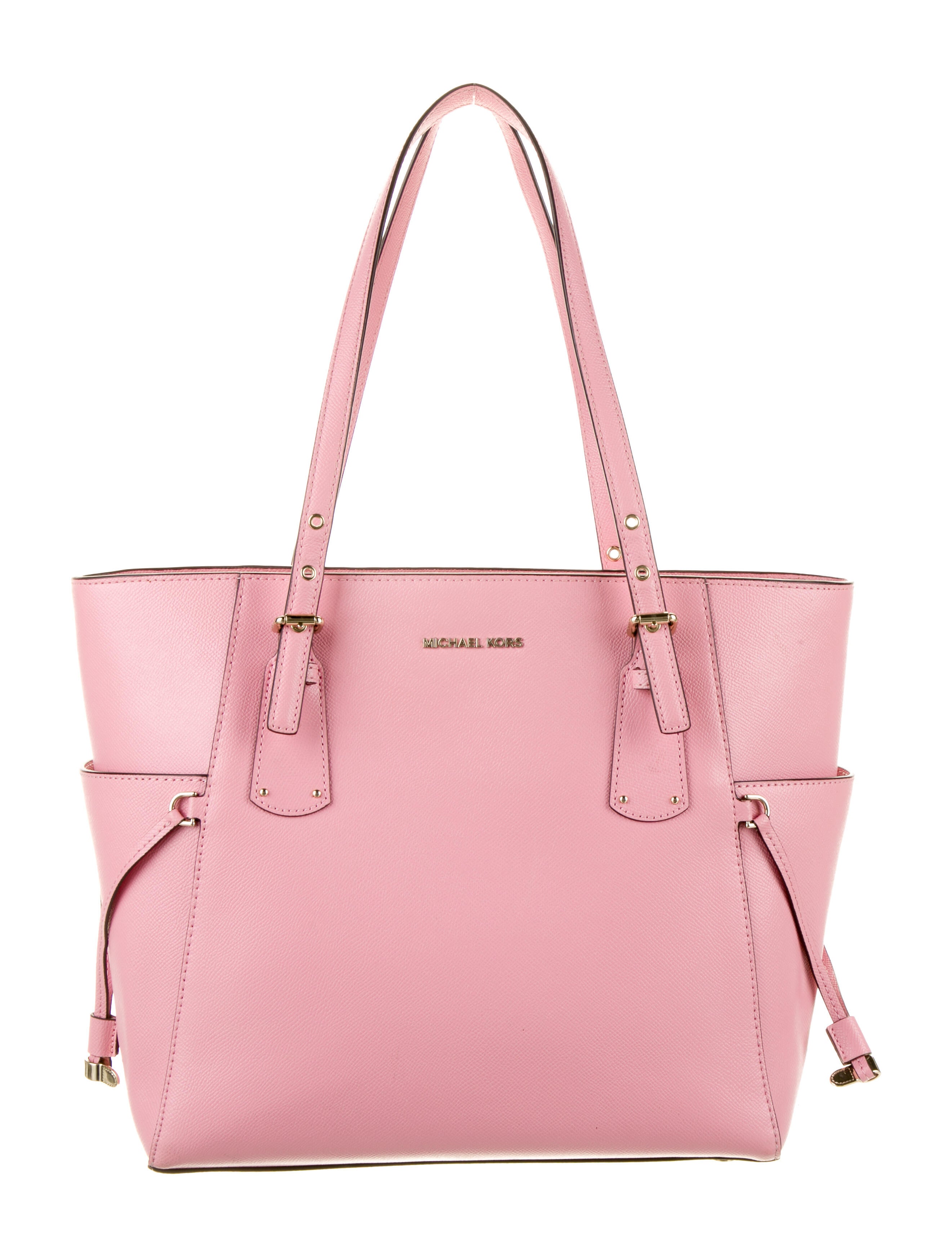Michael Kors Saffiano Leather Tote - Pink Totes, Handbags - MIC225124 ...