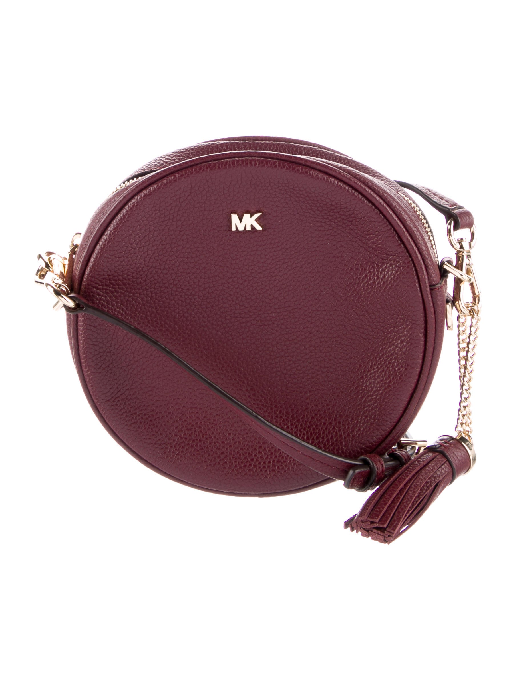 Michael Kors Leather Crossbody Bag - Burgundy Crossbody Bags, Handbags - MIC226715 | The RealReal