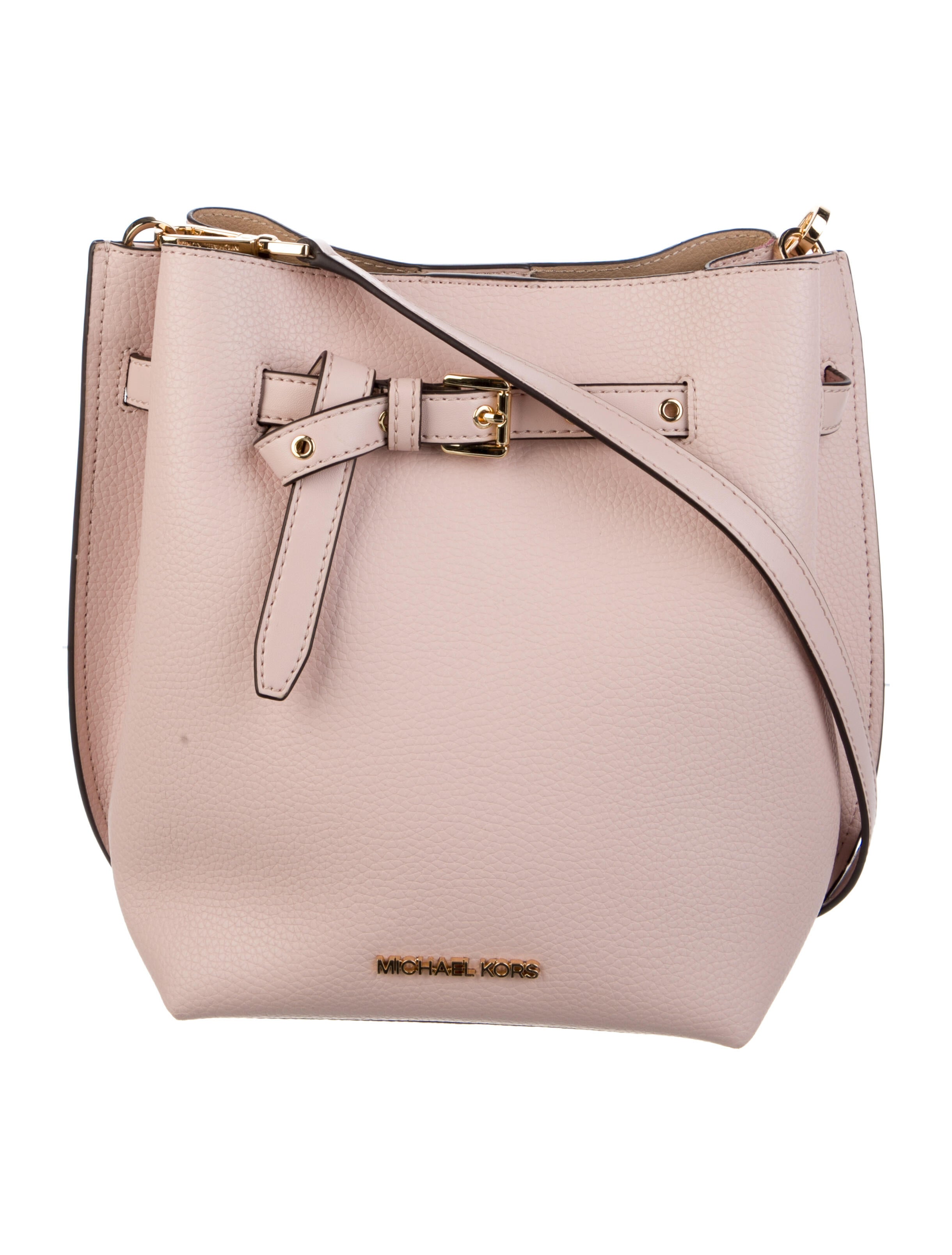 Michael Kors Leather Bucket Bag - Pink Bucket Bags, Handbags ...