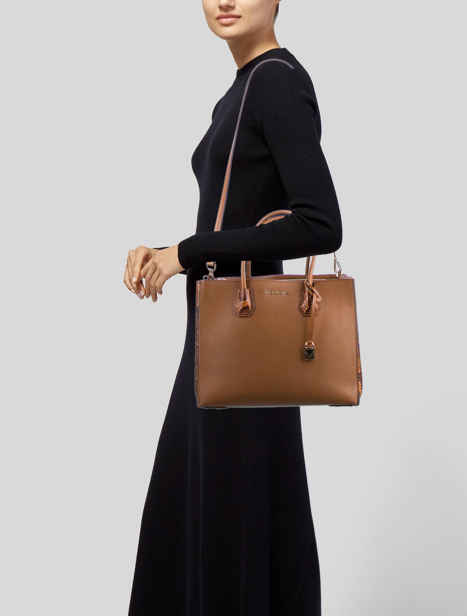 Marc Jacobs Leather Kiss-Lock Satchel - Green Satchels, Handbags ...