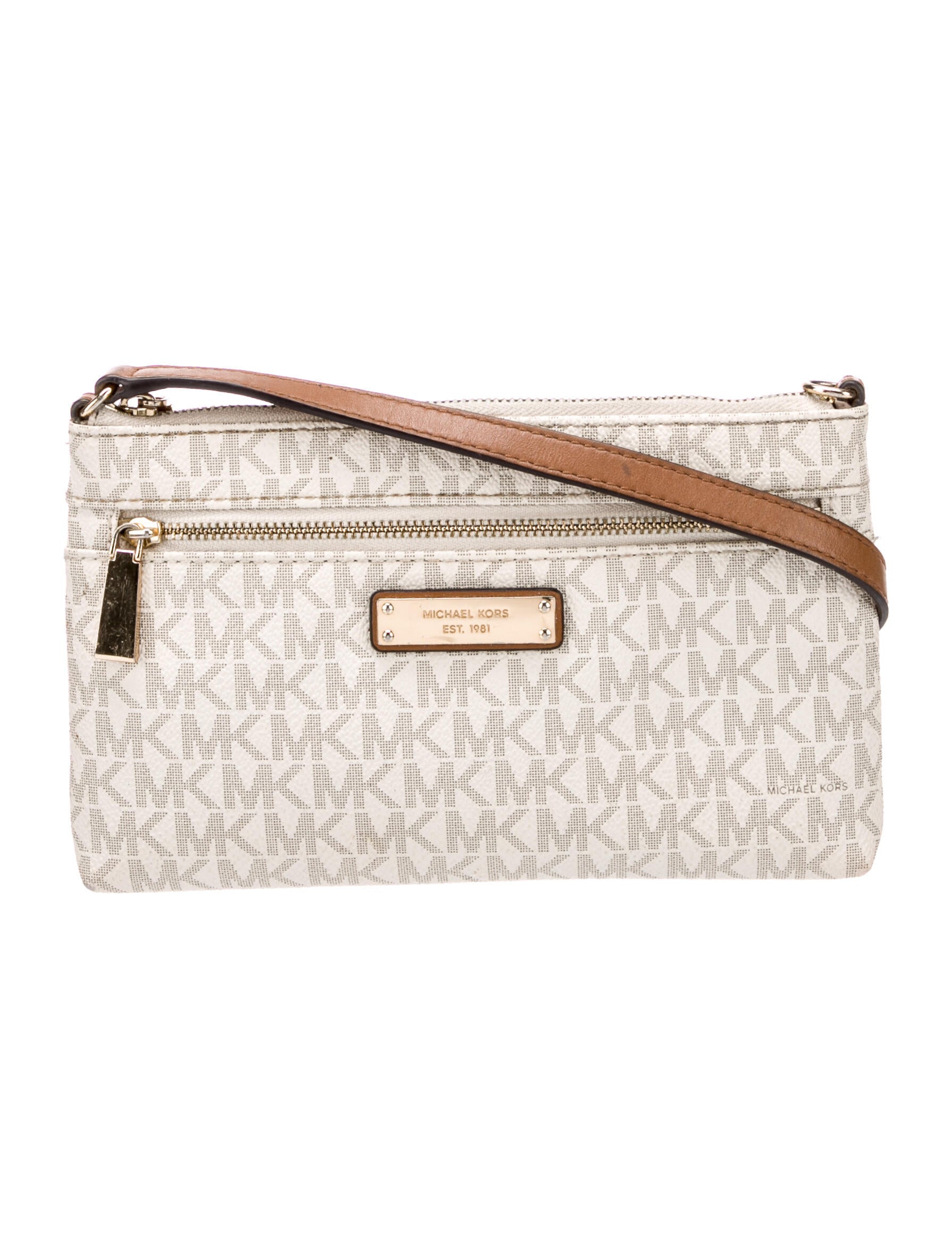 Michael Michael Kors Coated Canvas Mini Bag - Neutrals Mini Bags ...