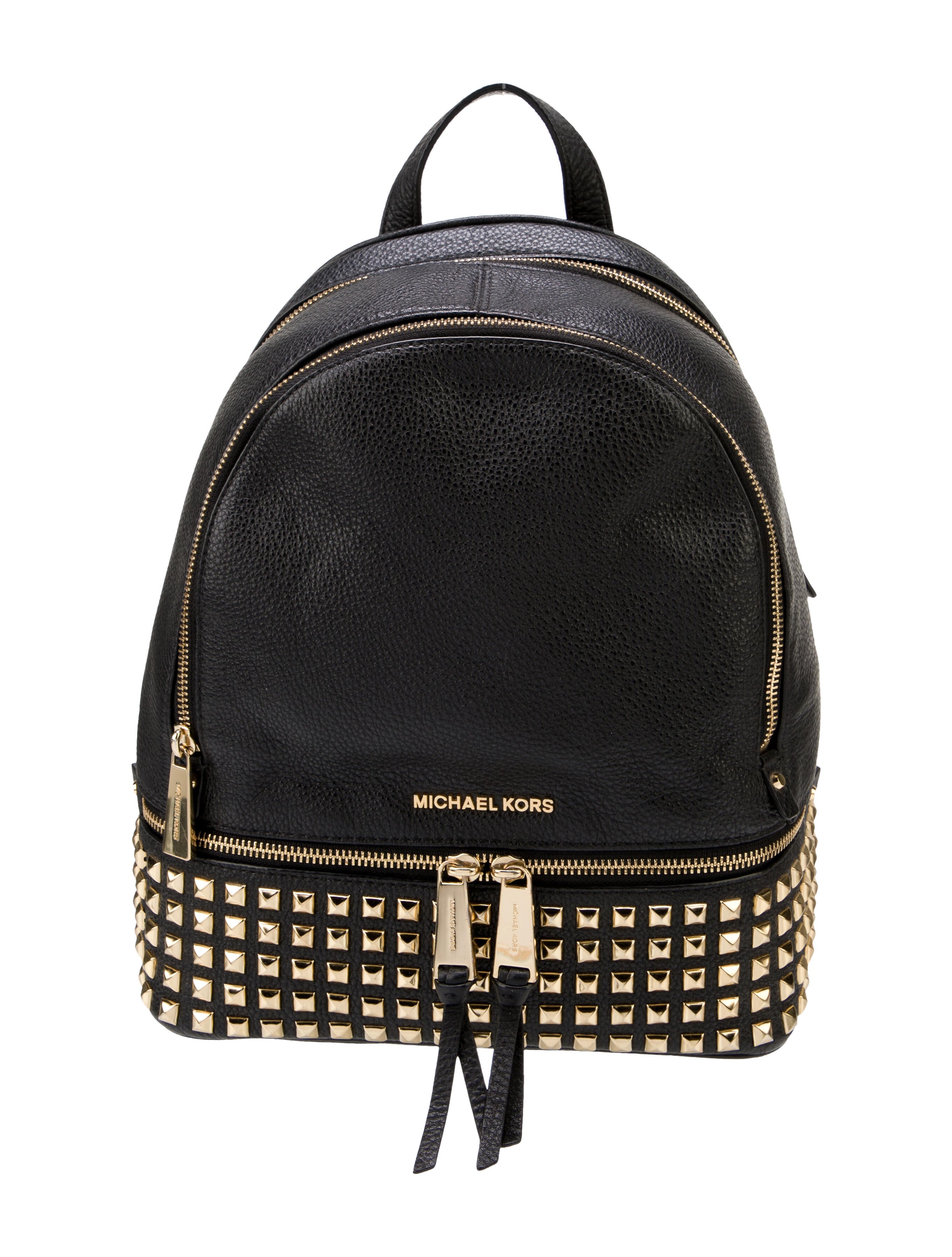 Michael Michael Kors Rhea Studded Backpack - Black Backpacks, Handbags ...