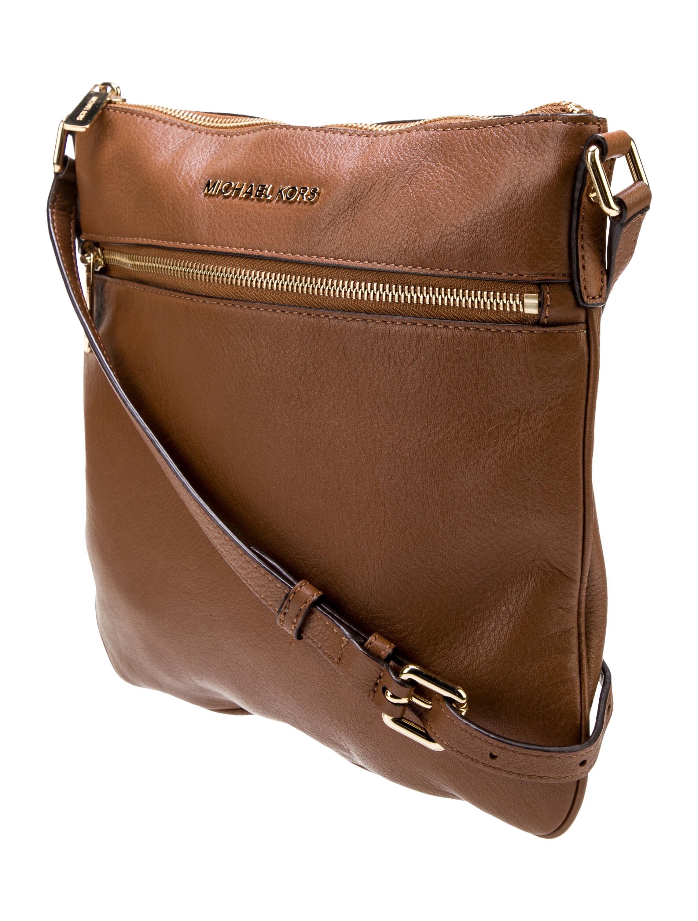 Michael Kors Leather Crossbody Bag - Brown Crossbody Bags, Handbags - MIC239081 | The RealReal