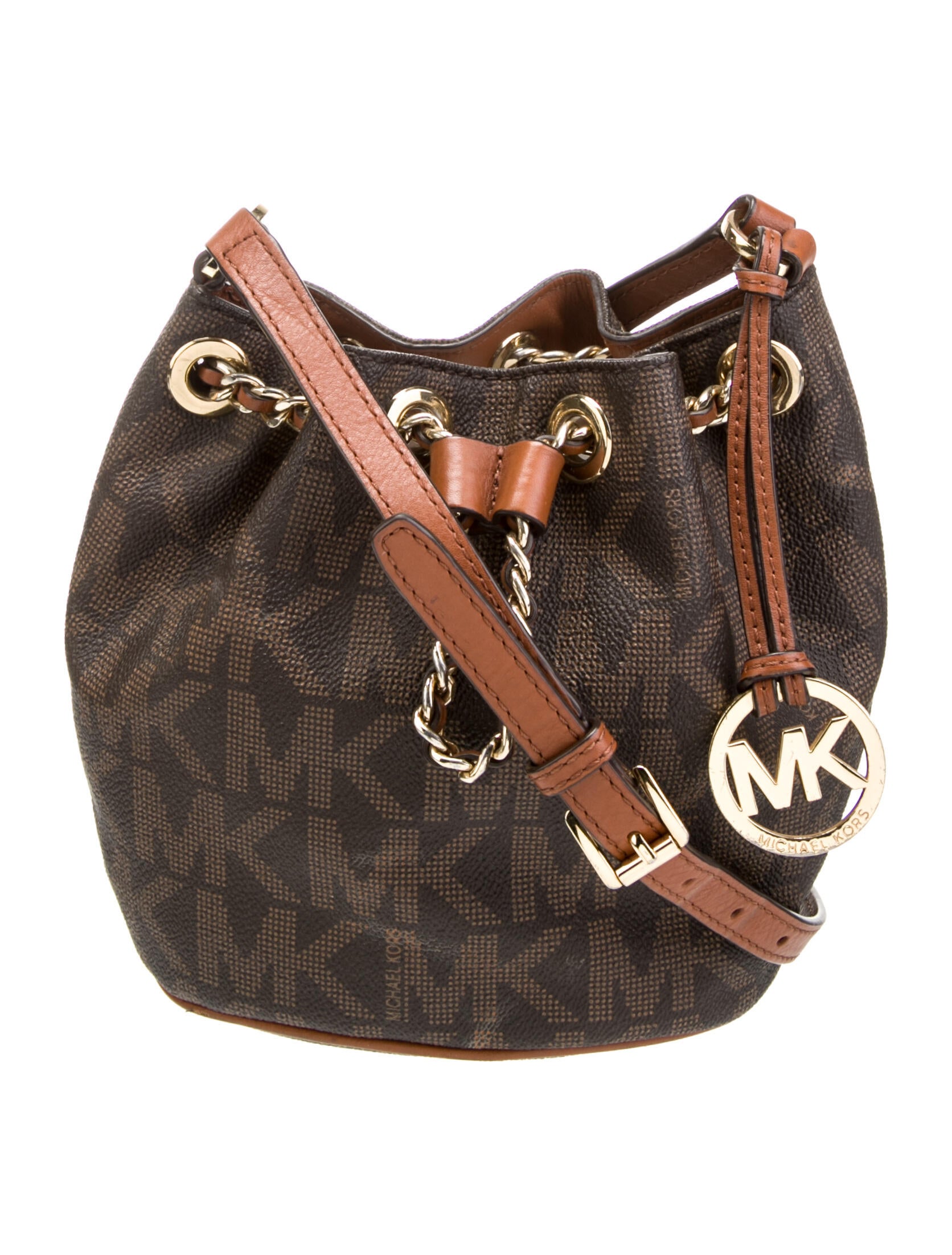 Louis Vuitton Monogram Petit Bucket Bag PM w/Pouch - Brown Bucket Bags ...