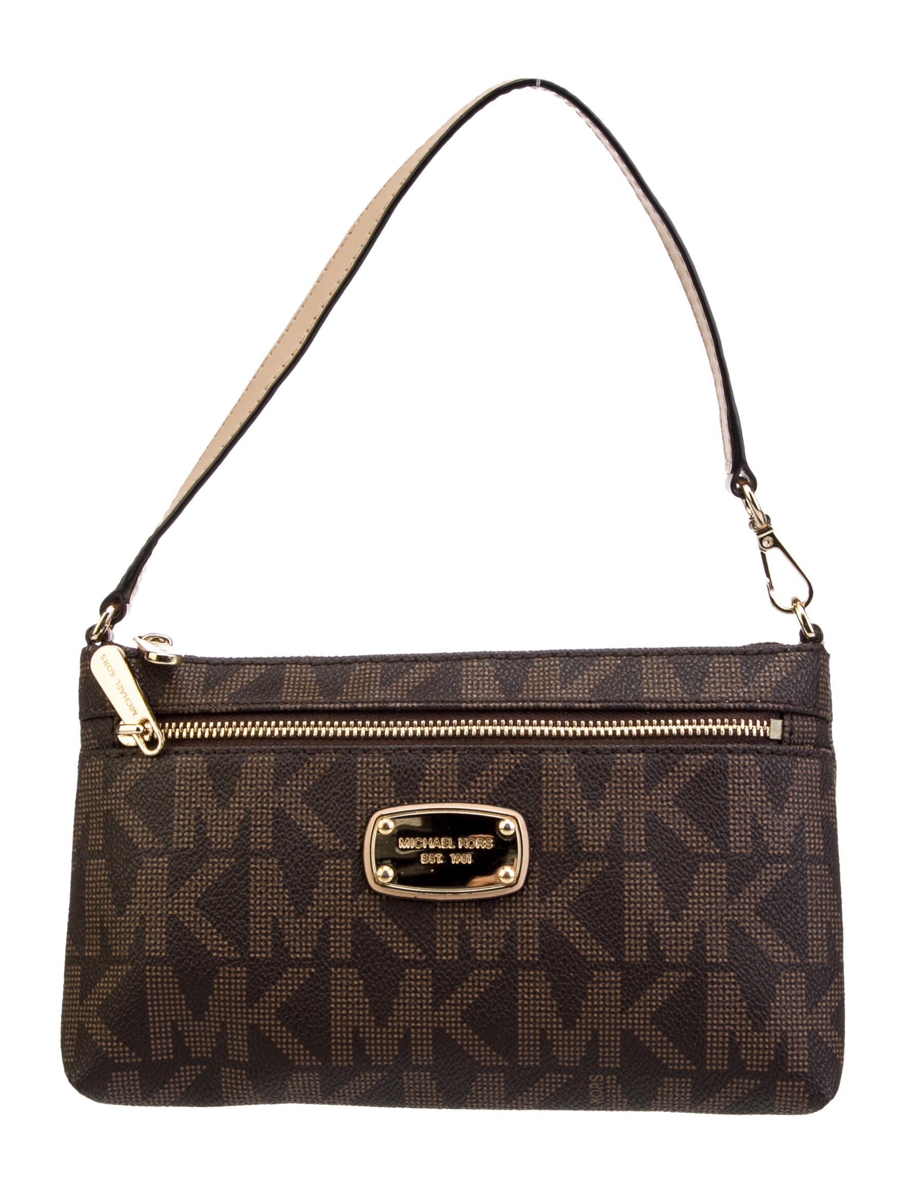 Michael Kors Michael Michael Kors Logo Mini Bag - Brown Mini Bags ...