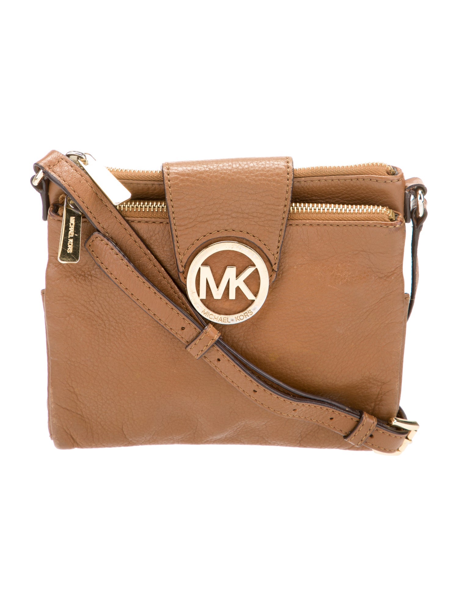 Michael Kors Leather Crossbody Bag - Brown Crossbody Bags, Handbags - MIC250739 | The RealReal