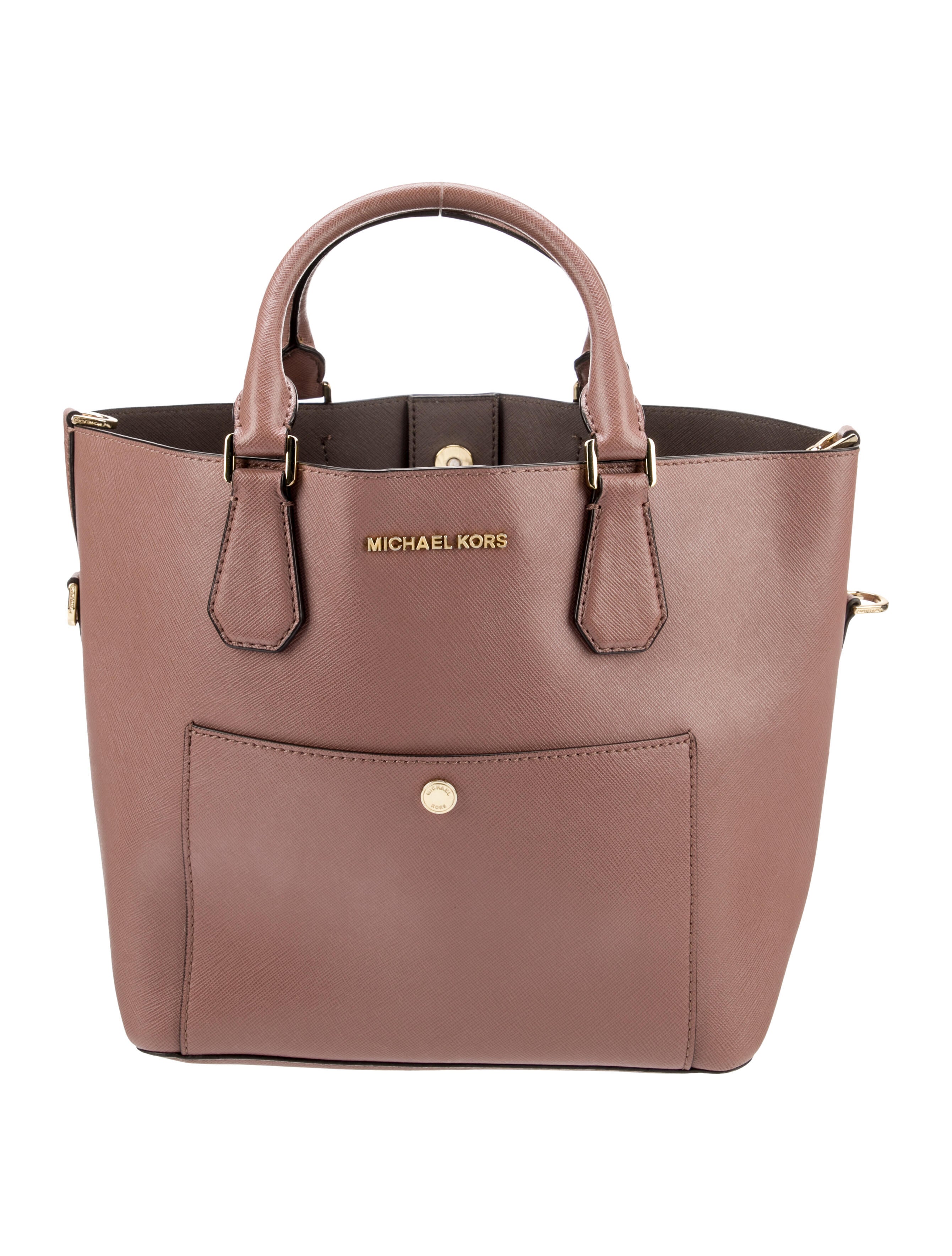 Michael Kors Leather Tote - Pink Totes, Handbags - MIC253903 | The RealReal
