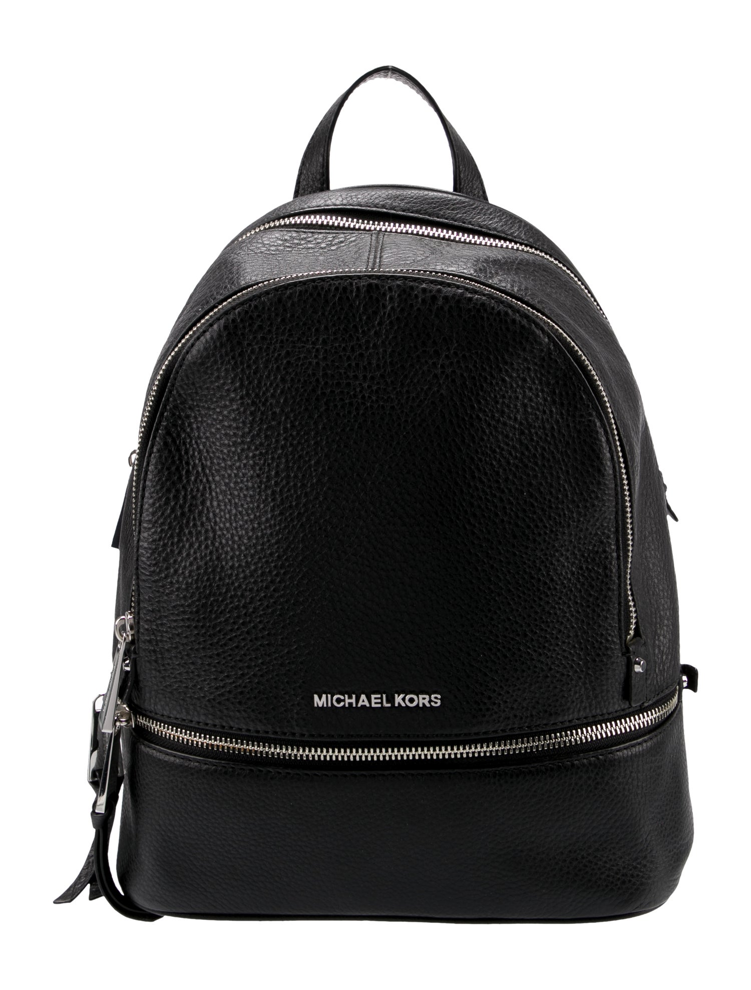 Michael Kors Leather Backpack - Black Backpacks, Handbags - MIC257210 ...