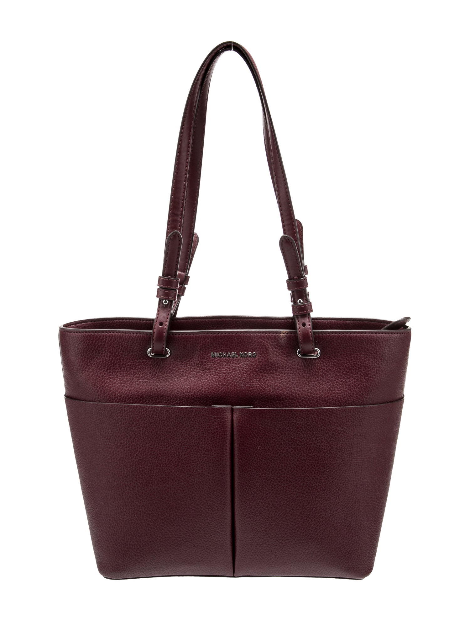 Michael Kors Leather Tote Bag - Purple Totes, Handbags - MIC257531 ...