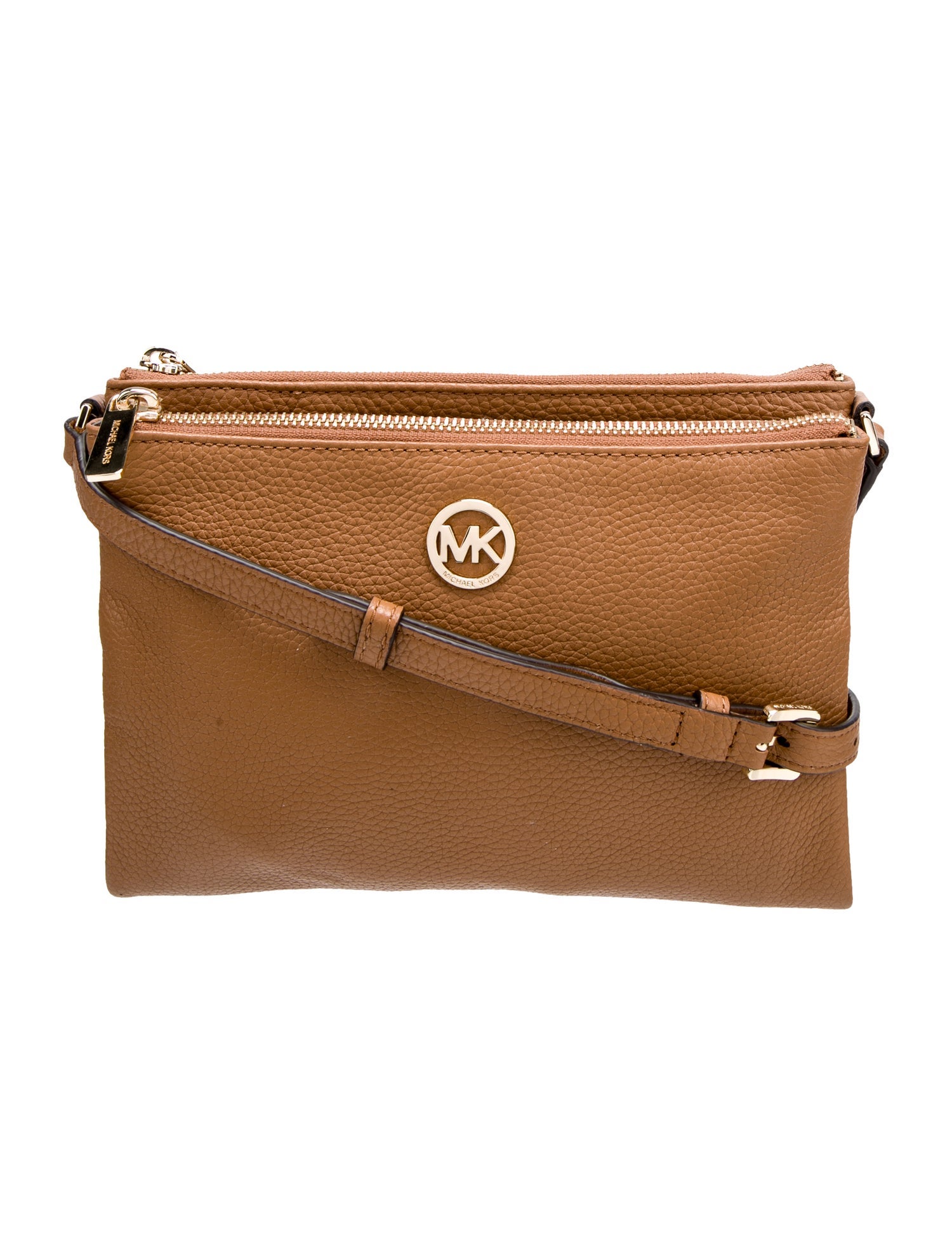 Michael Kors Leather Crossbody Bag - Brown Crossbody Bags, Handbags - MIC259323 | The RealReal