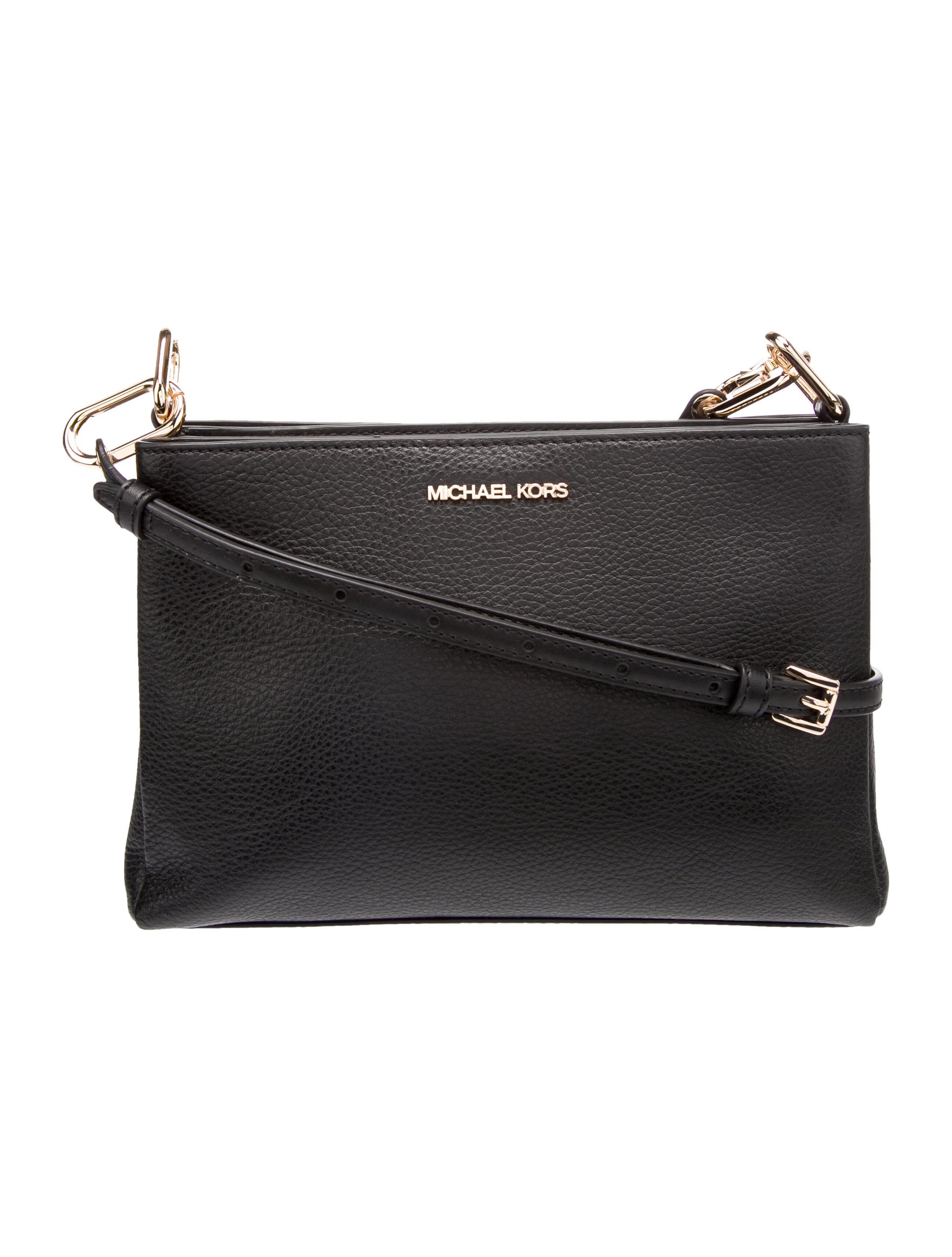 Michael Kors Leather Crossbody Bag - Black Crossbody Bags, Handbags - MIC263459 | The RealReal