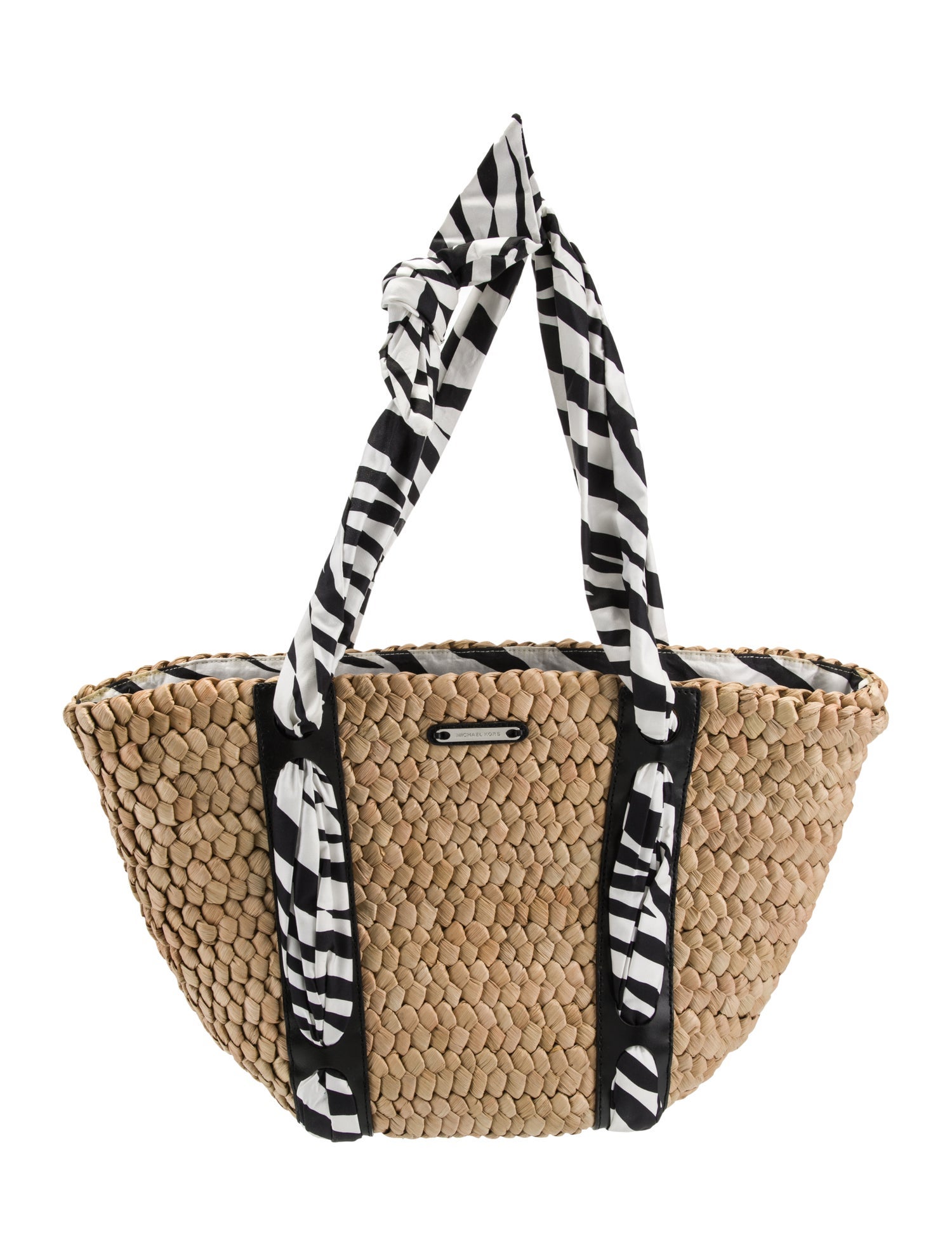 Michael Kors Raffia Tote Bag - Neutrals Totes, Handbags - MIC268658 ...
