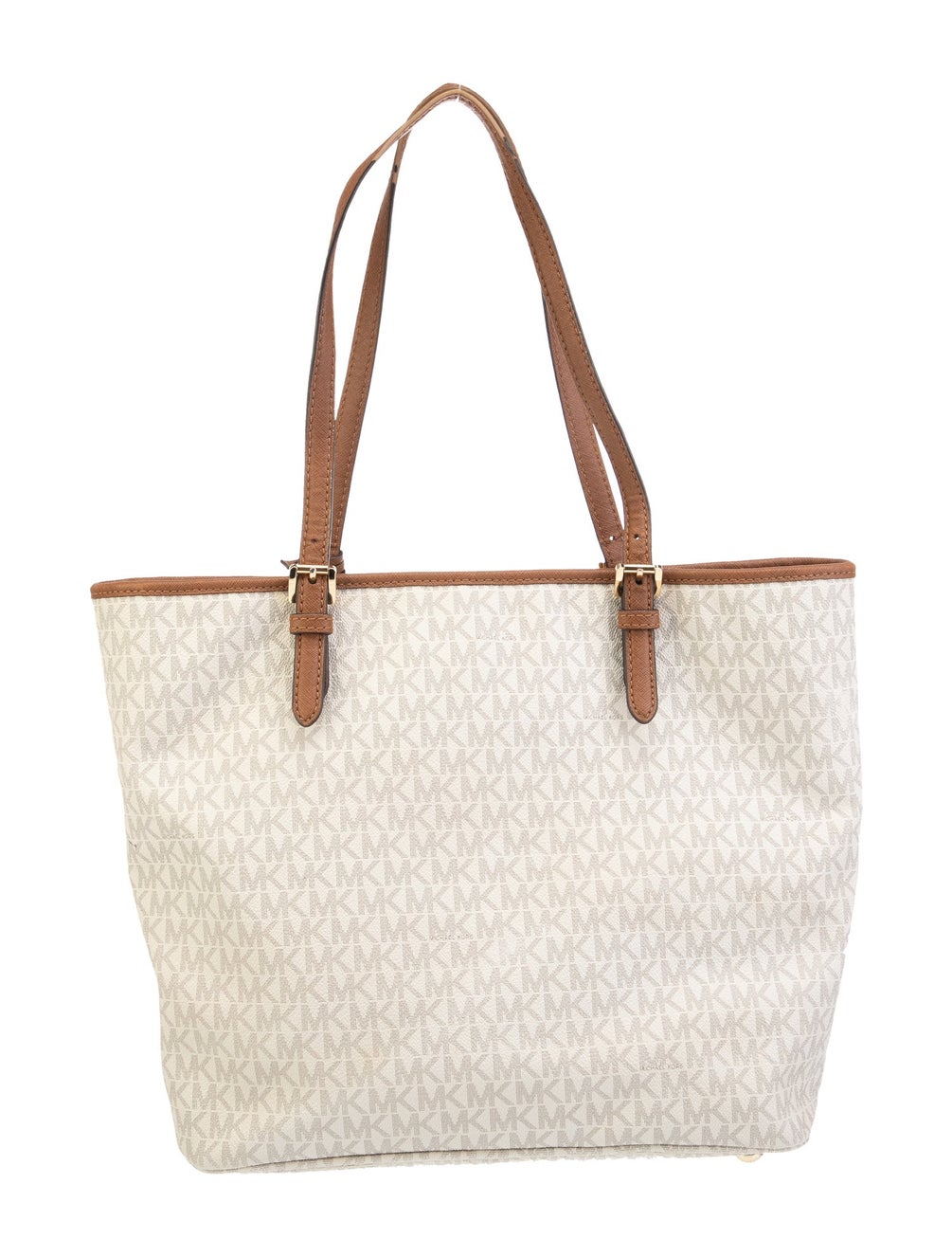 Michael Kors MK Logo Tote Bag - Neutrals Totes, Handbags - MIC269434 ...