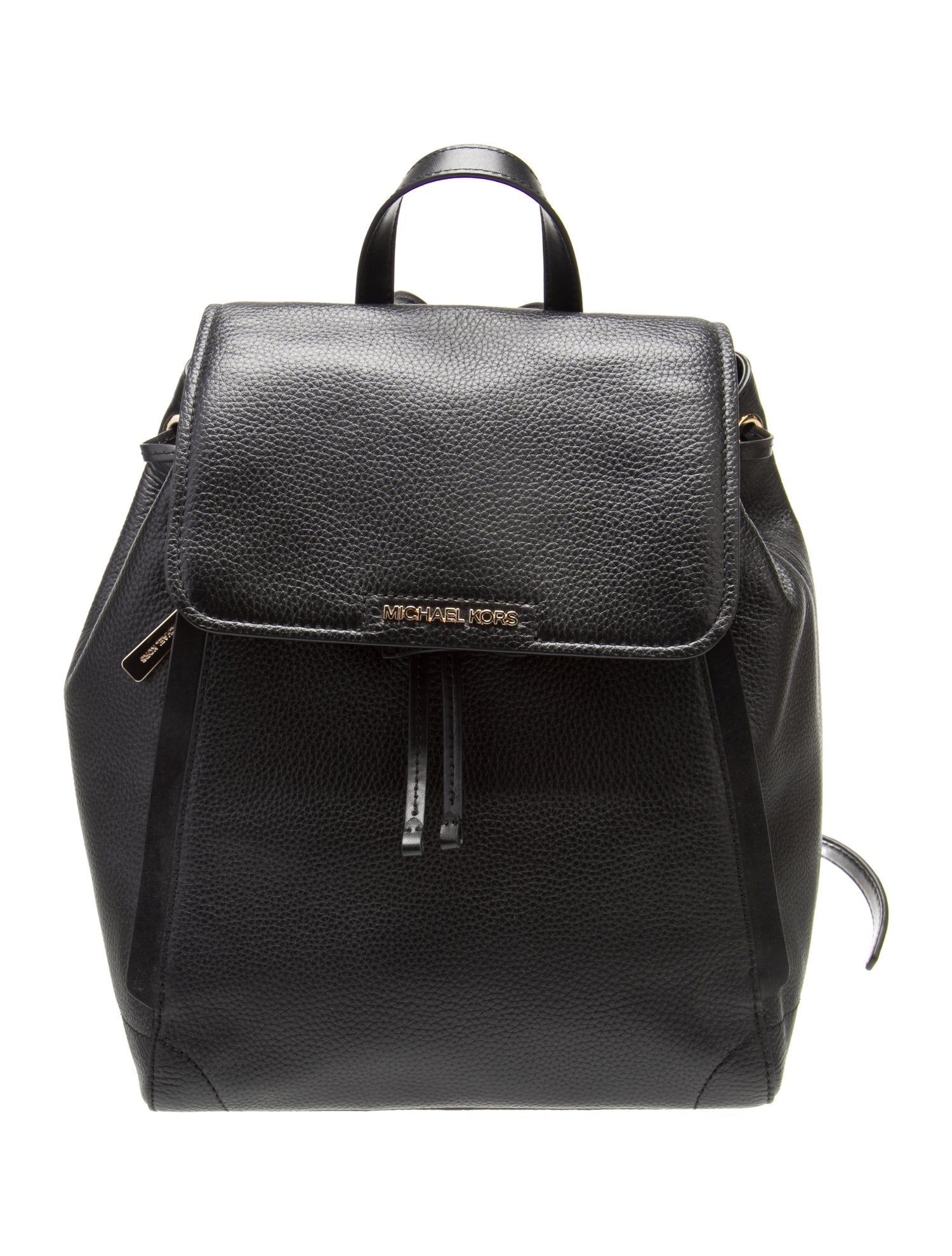 Michael Kors Leather Backpack - Black Backpacks, Handbags - MIC274938 ...