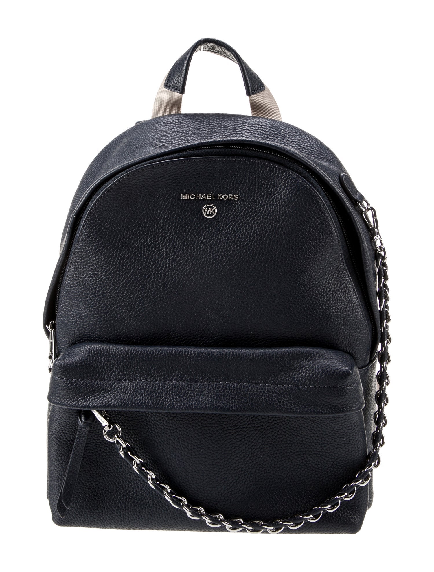 Michael Kors Leather Backpack - Blue Backpacks, Handbags - MIC277820 ...