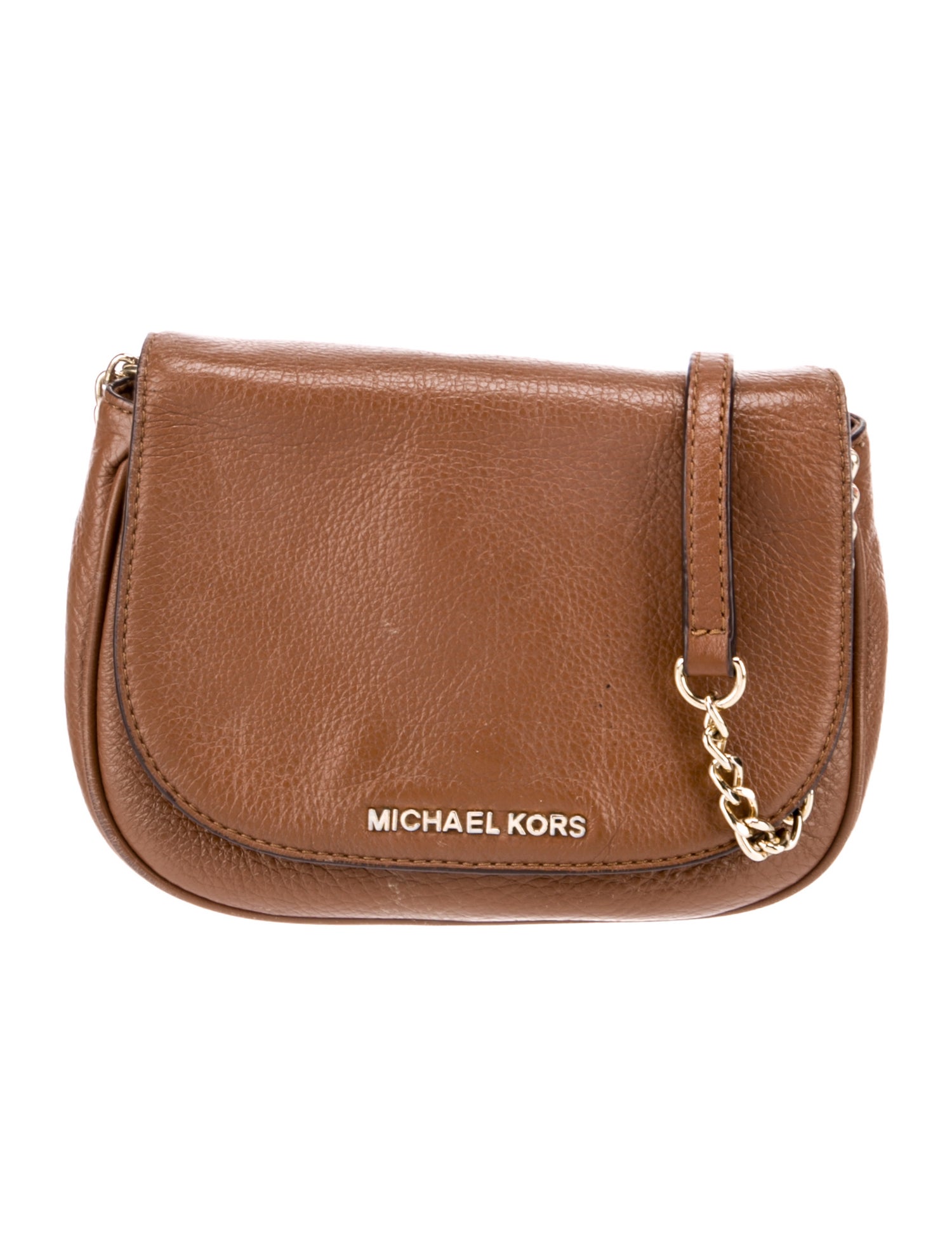 Michael Michael Kors Leather Crossbody Bag - Brown Crossbody Bags, Handbags - MIC281748 | The ...