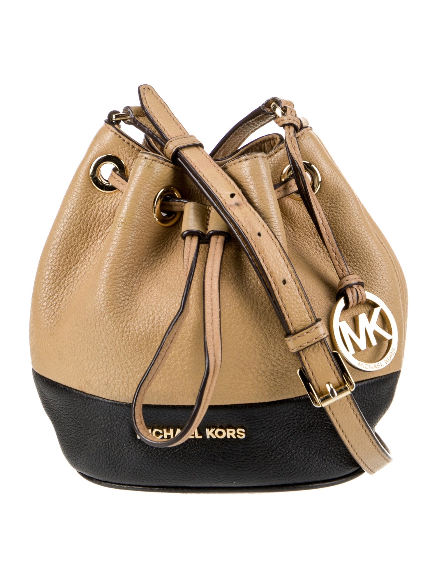 Michael Kors Leather Bucket Bag - Brown Bucket Bags, Handbags ...