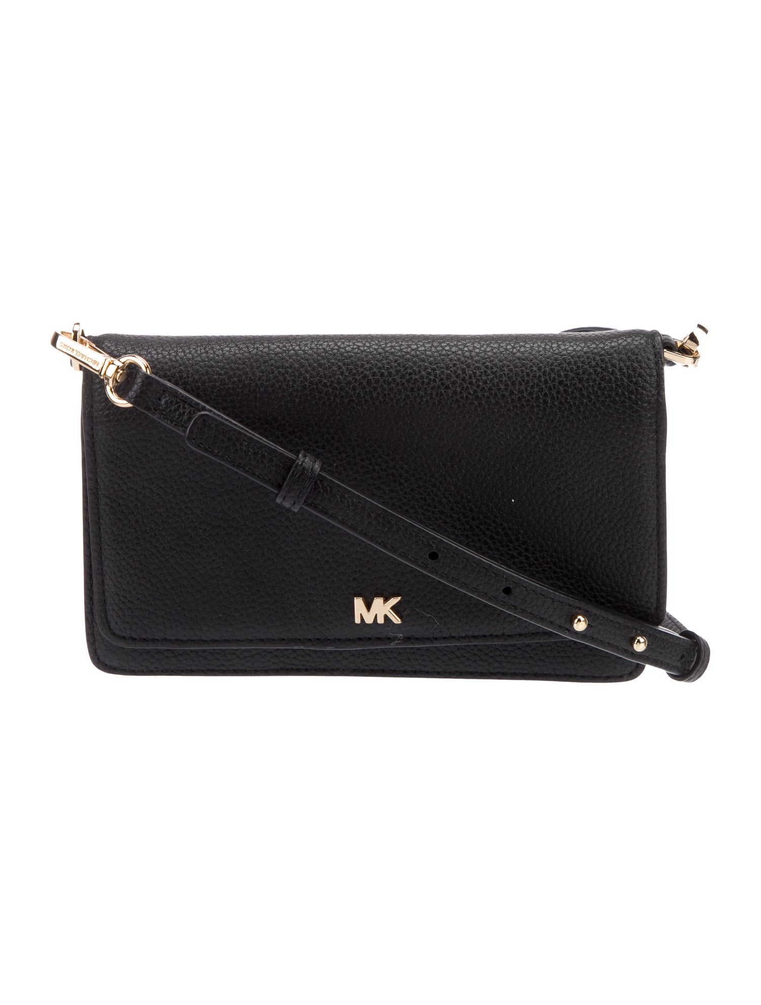 Michael Kors Leather Crossbody Bag - Black Crossbody Bags, Handbags ...