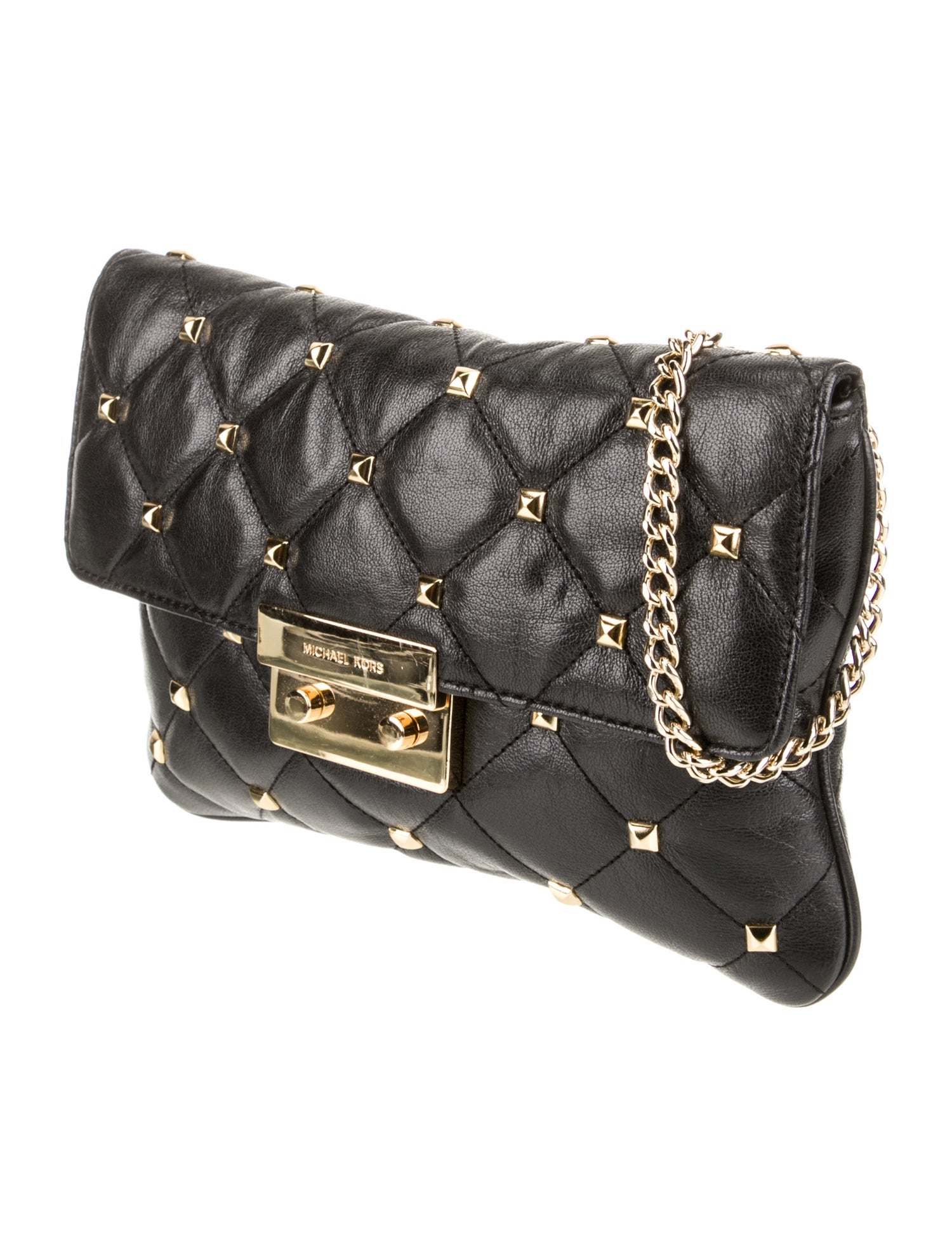 Carlos Falchi Crocodile Shoulder Bag - Black Shoulder Bags, Handbags ...