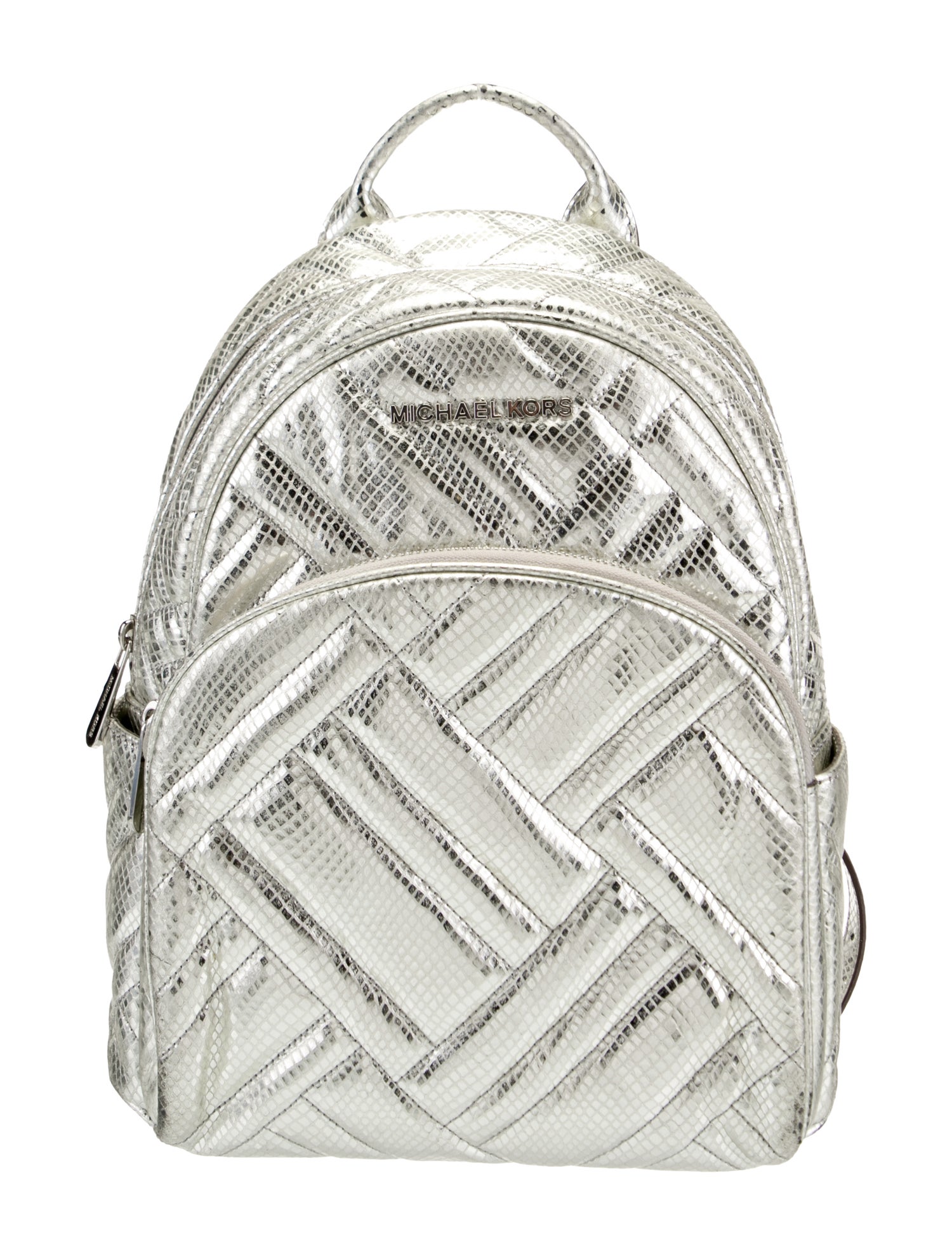 Michael Kors Leather Backpack - Metallic Backpacks, Handbags ...