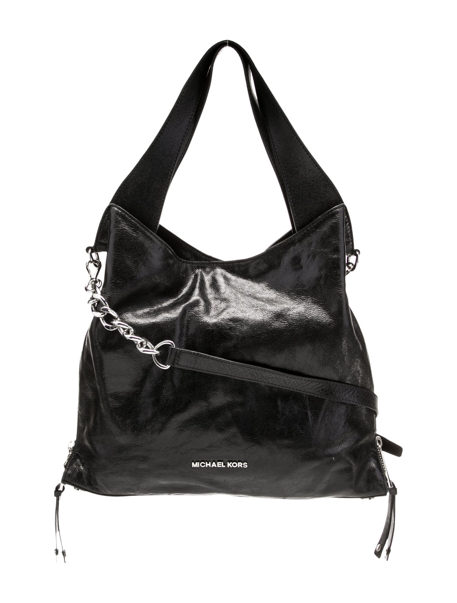 Michael Kors Leather Hobo - Black Hobos, Handbags - MIC286927 | The ...
