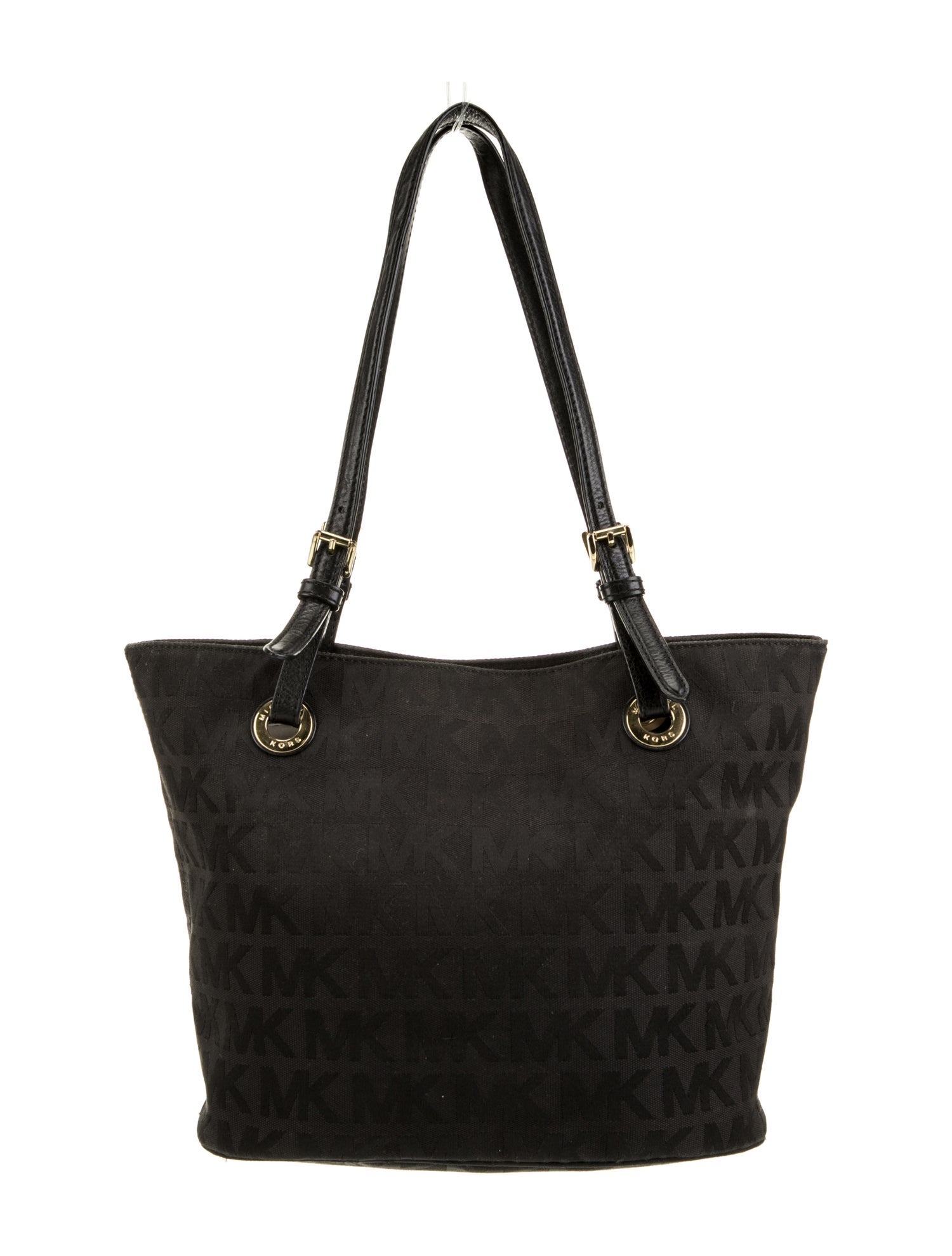 Michael Kors Monogram Tote - Black Totes, Handbags - MIC287925 | The ...
