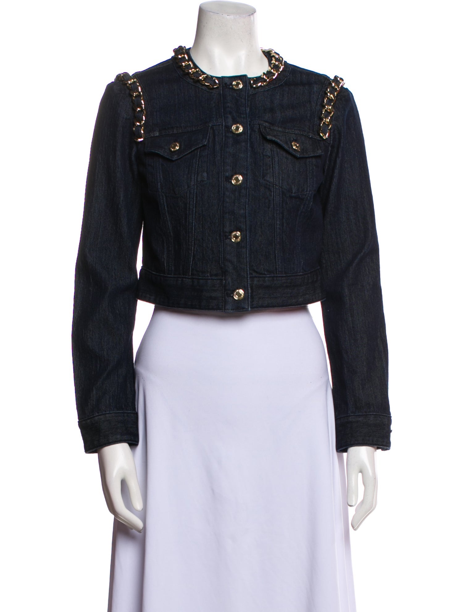 Michael Kors Denim Jacket - Blue Jackets, Clothing - MIC290905 | The ...