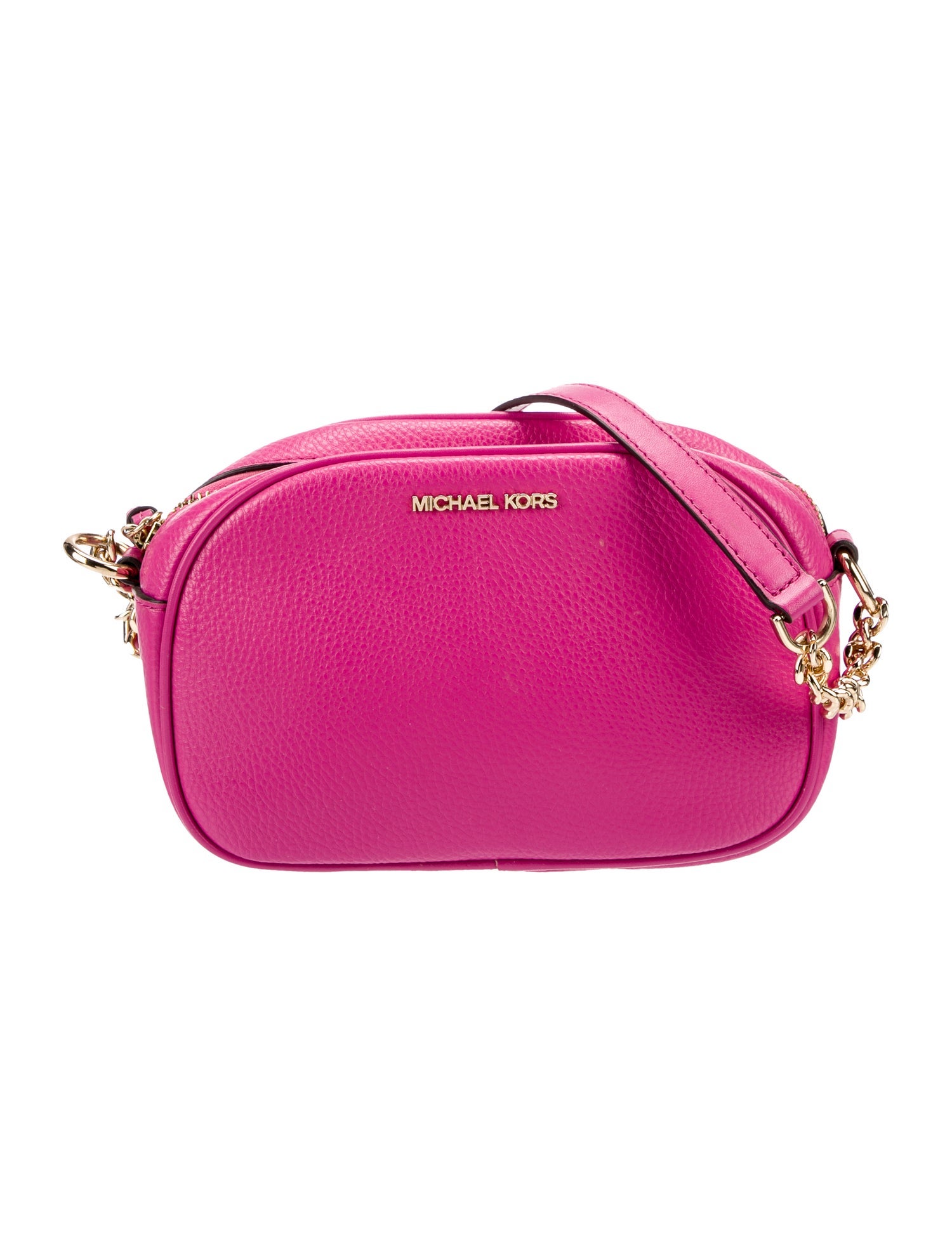 Michael Kors Leather Crossbody Bag - Pink Mini Bags, Handbags ...
