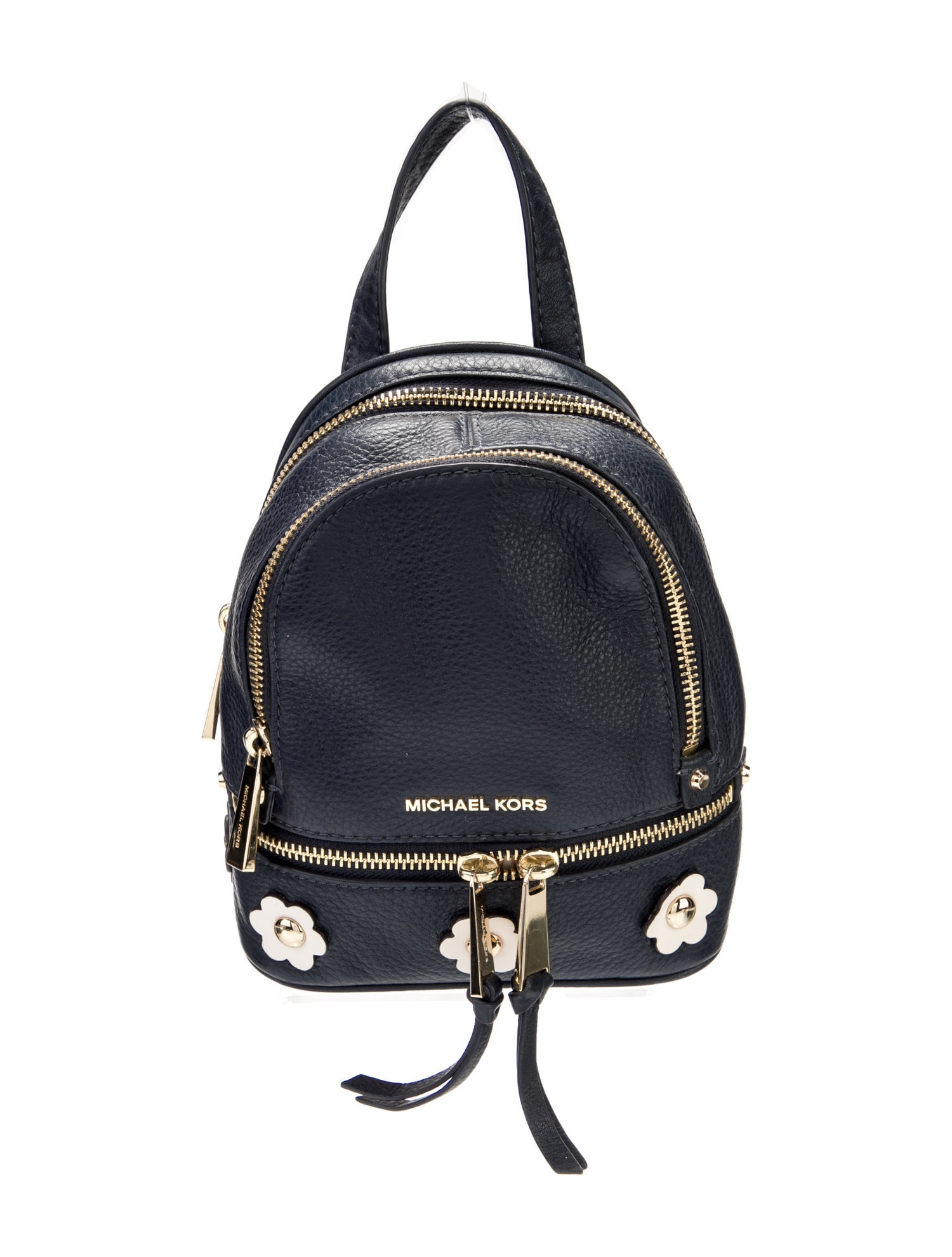 Michael Kors Leather Backpack - Blue Backpacks, Handbags - MIC297737 ...