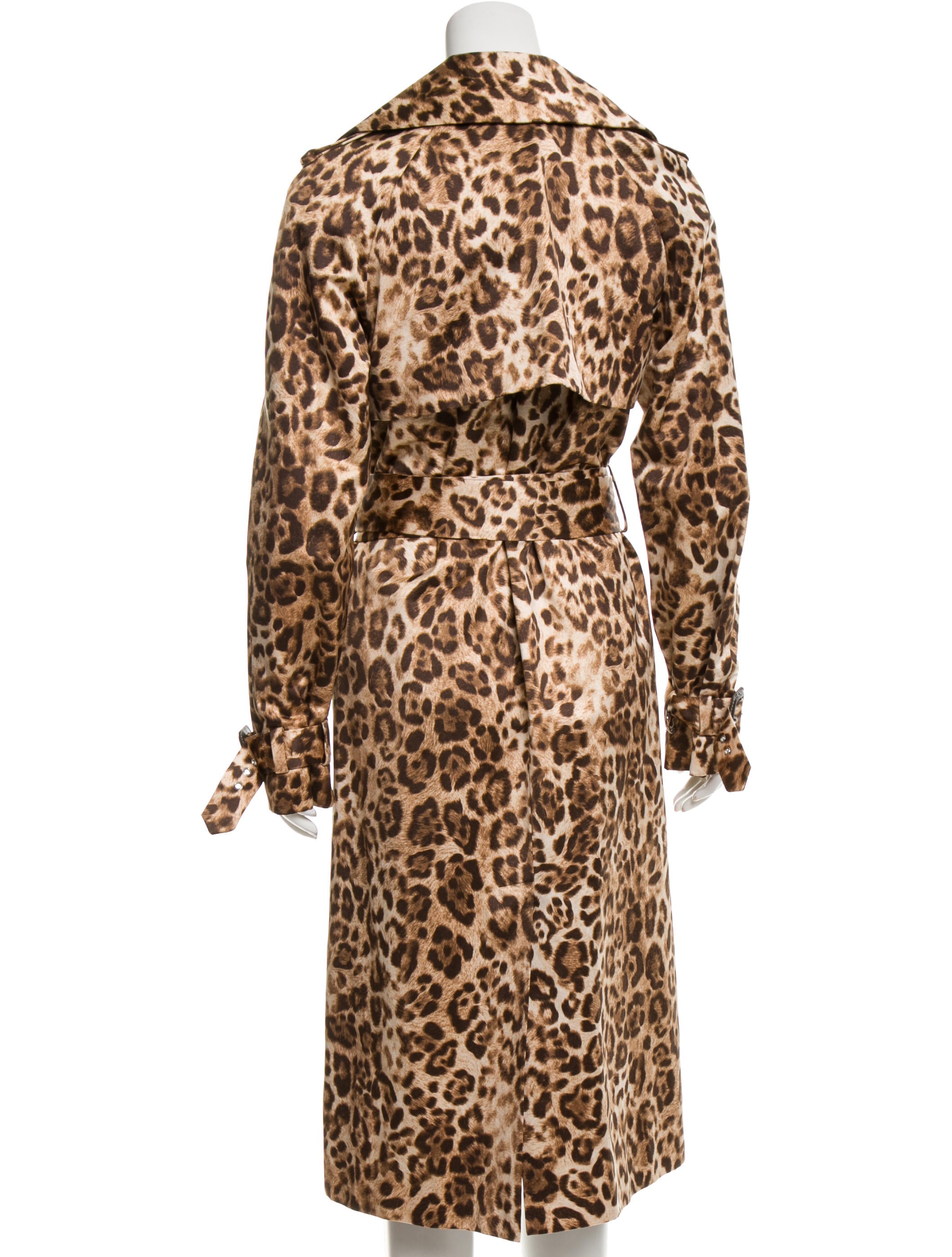 Michael Kors Leopard Print Trench Coat - Clothing - MIC50976 | The RealReal
