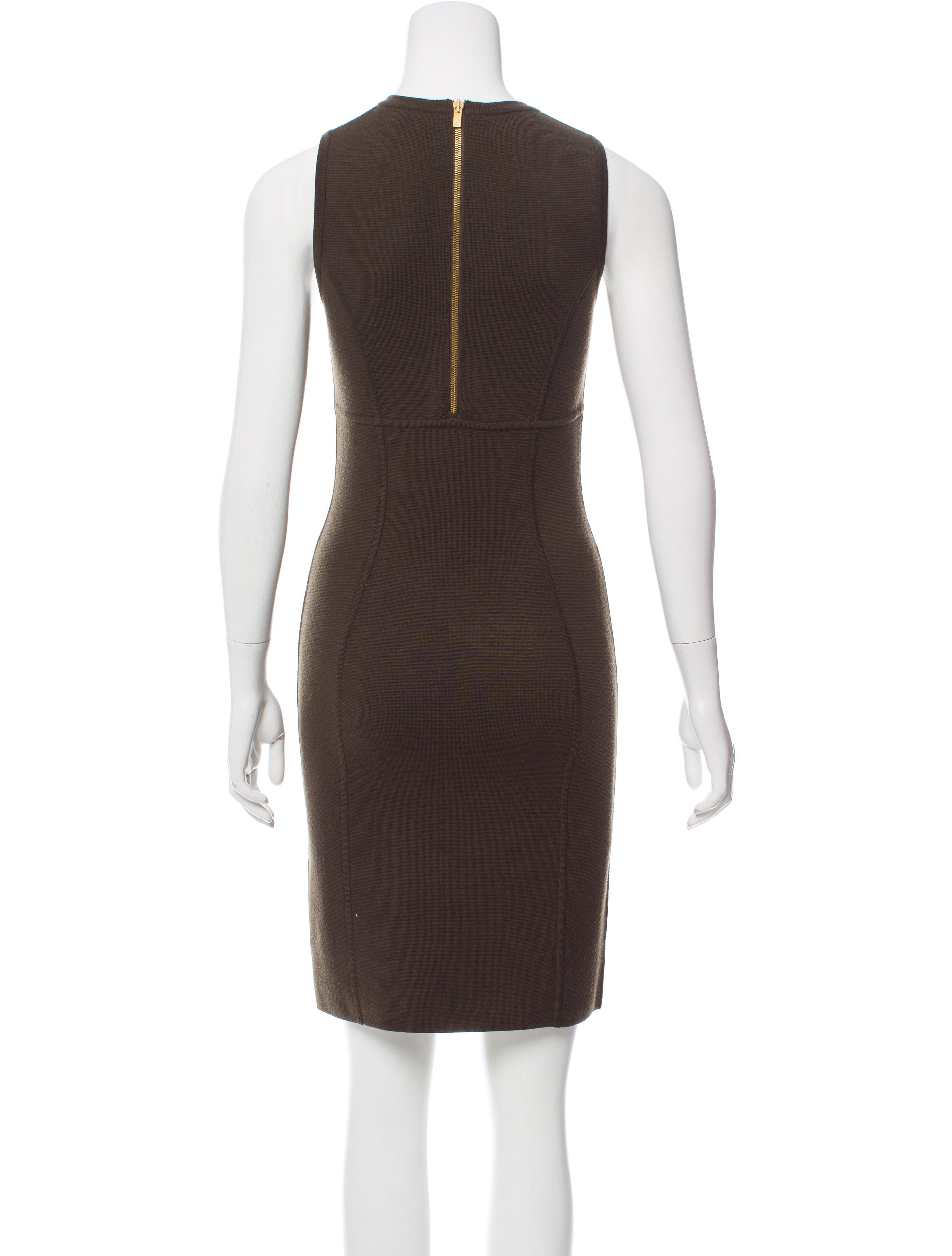 Michael Kors Wool Knit Sheath Dress - Clothing - MIC53597 | The RealReal