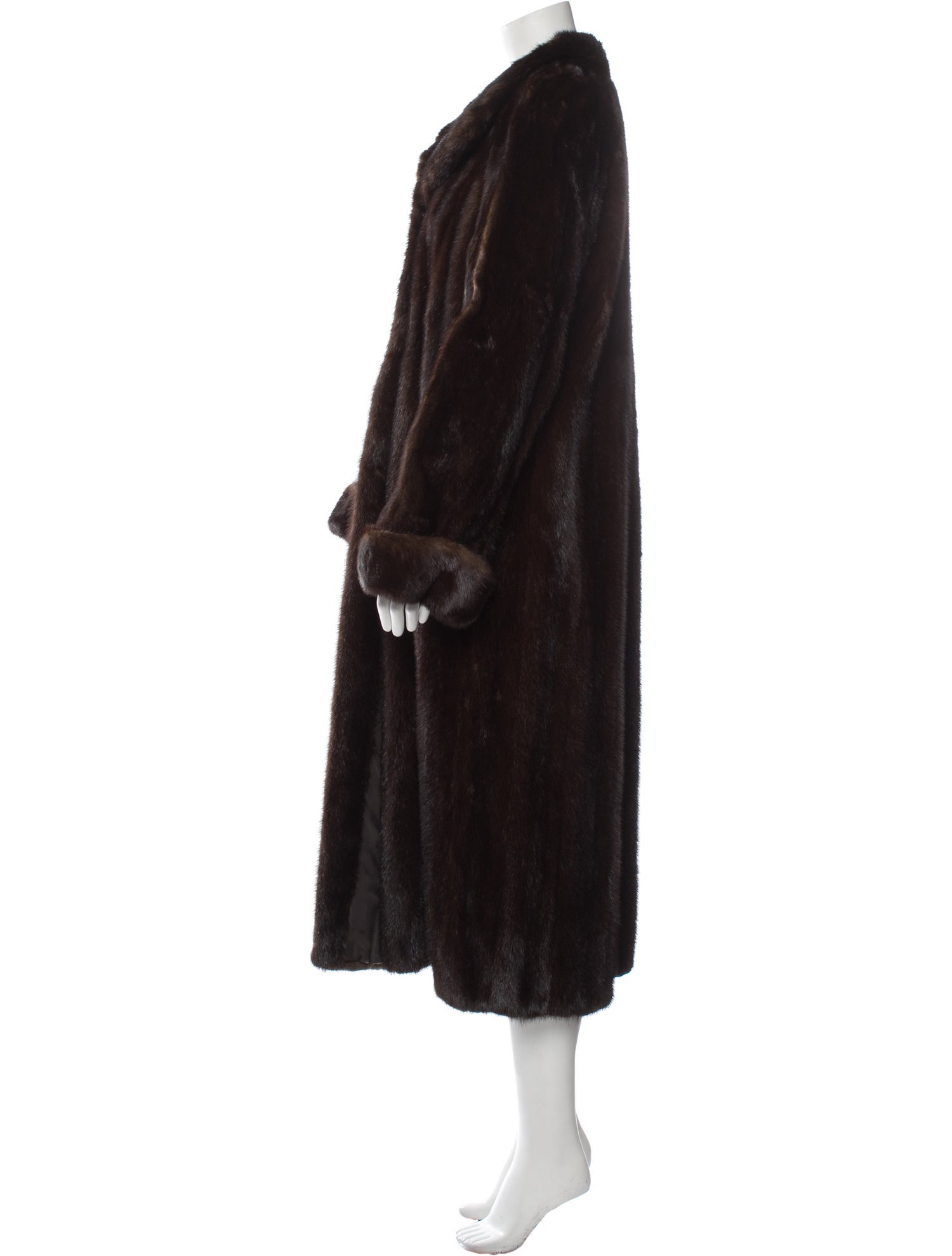 Michael Forrest Mink Fur Coat - Brown Coats, Clothing - MICFO20068 ...
