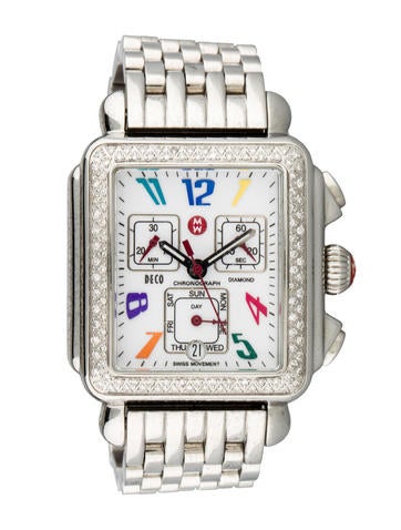 Michele Deco Carousel Diamond Watch - Bracelet - MIE21398 | The RealReal