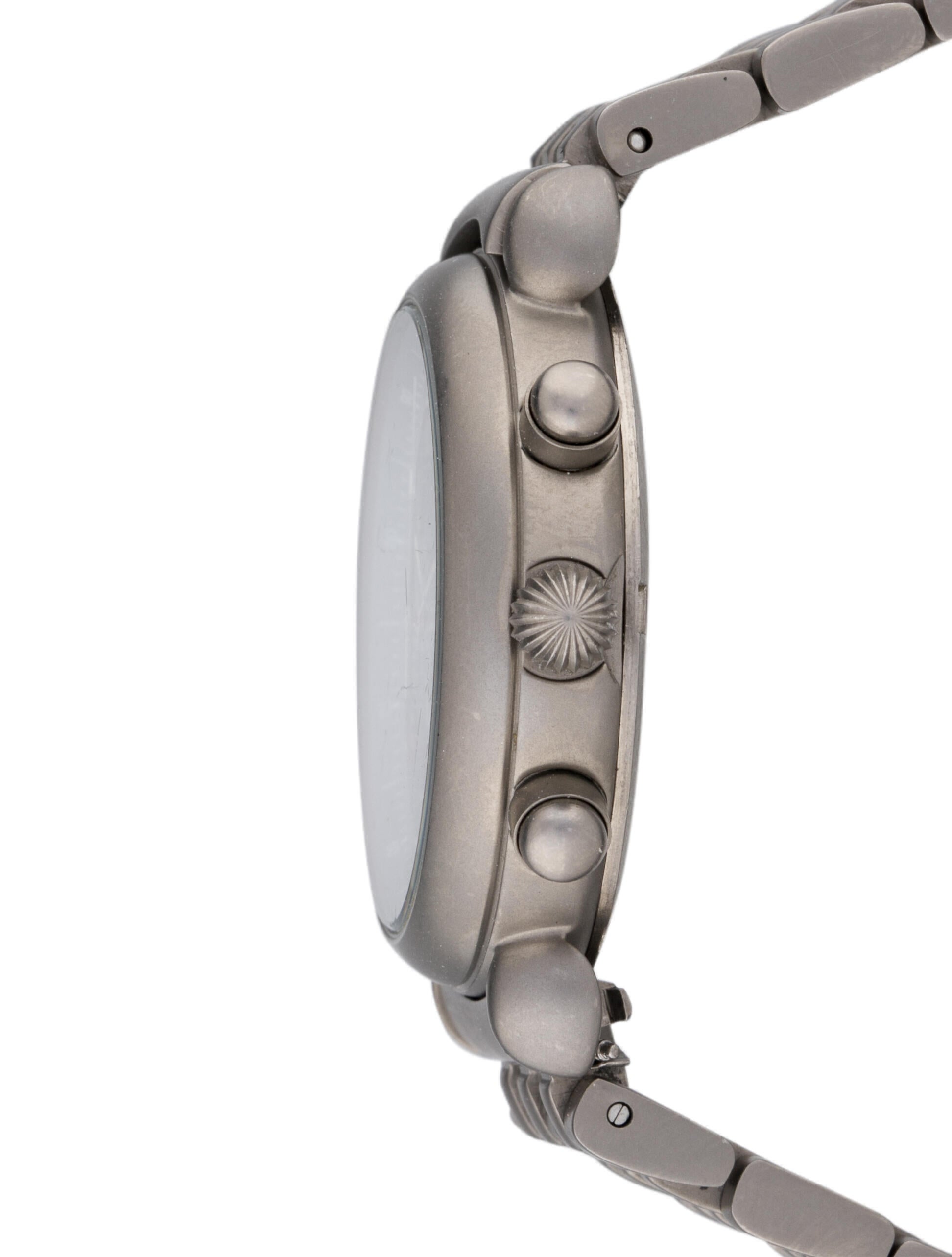 Michele The Titanium Chronograph Watch - 71-400500 | The RealReal