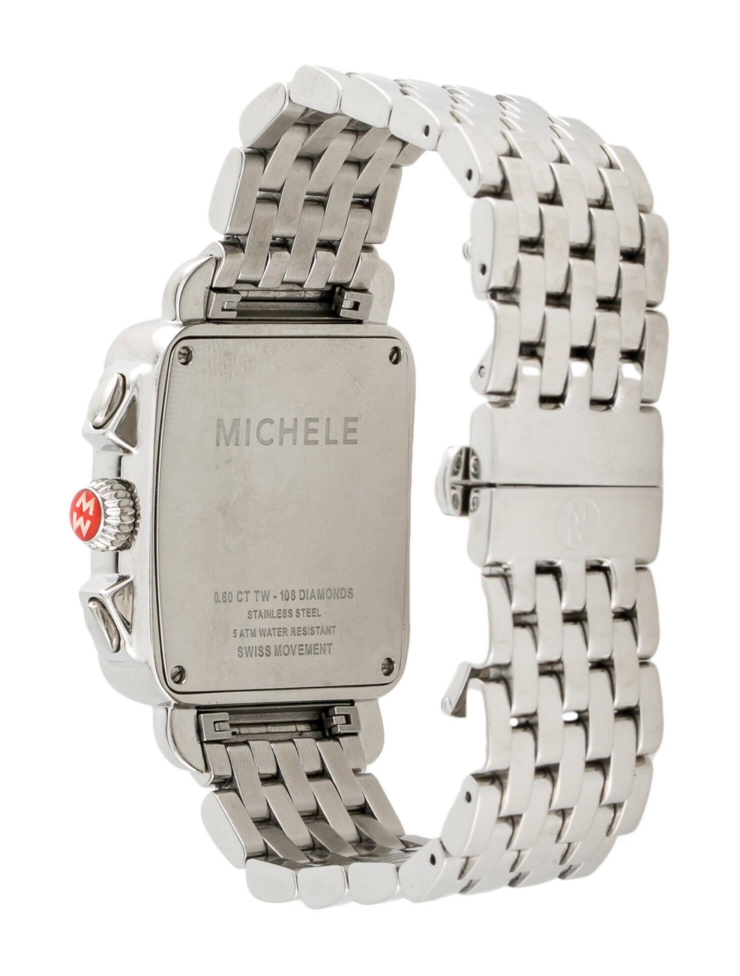 Michele Cloette Deco Carousel Chronograph Diamond Watch - MW06P01A1933 ...
