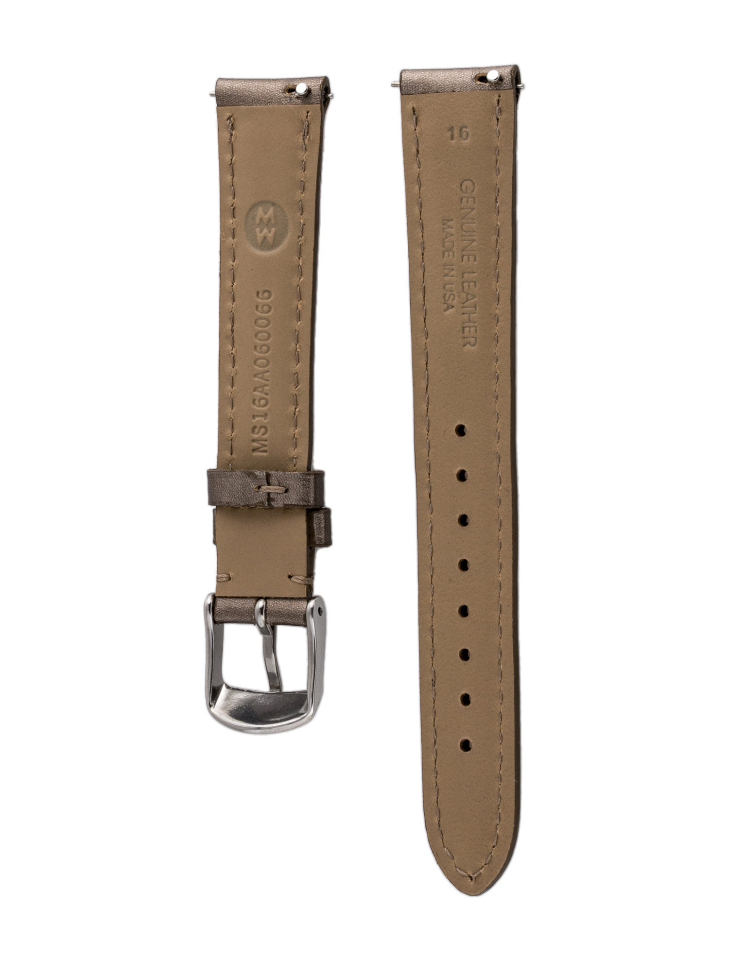 Michele Patent Leather Ocean Wave 16mm Strap w/ Tags - Blue ...