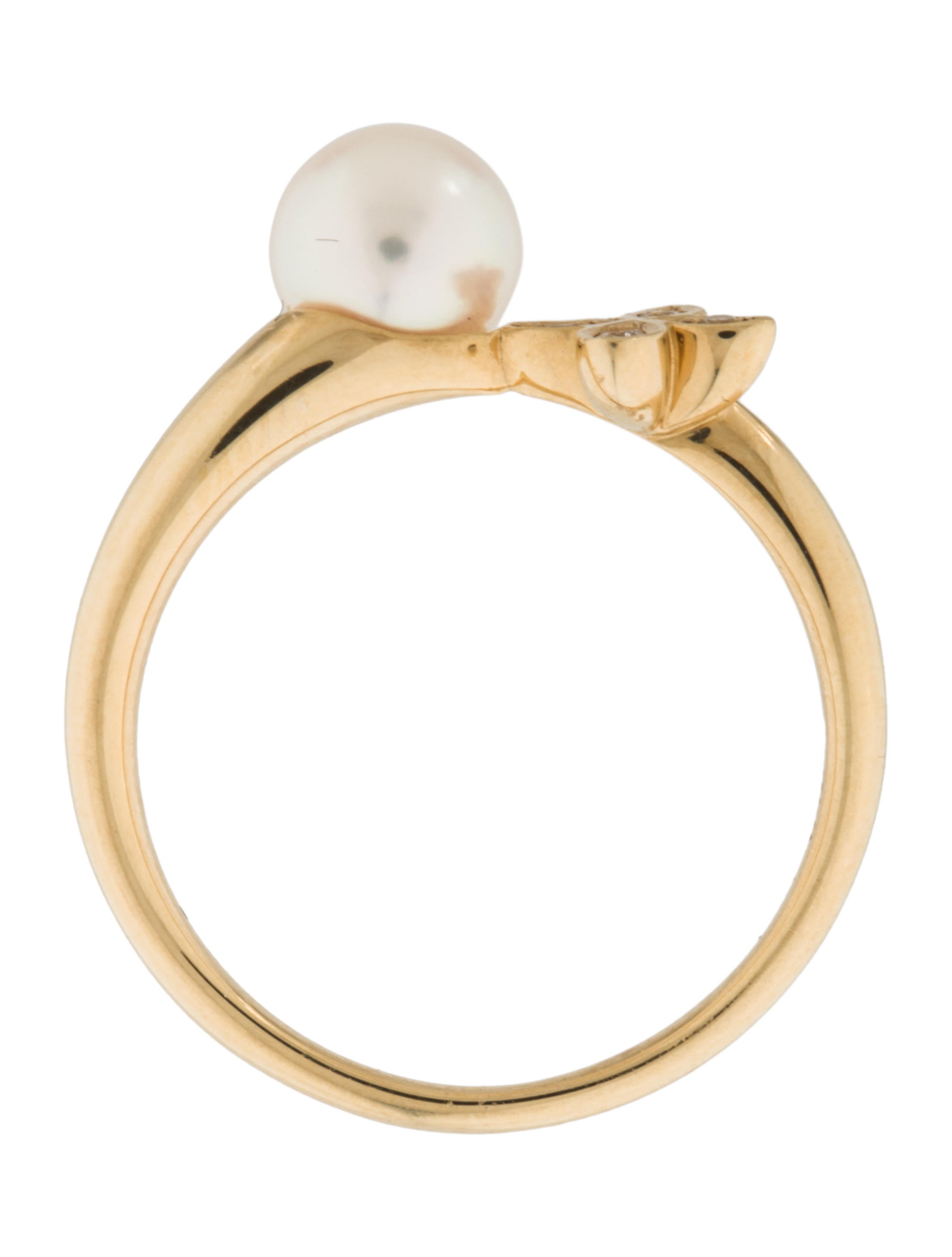 Mikimoto 18K Akoya Pearl Ring - Rings - MIK20499 | The RealReal
