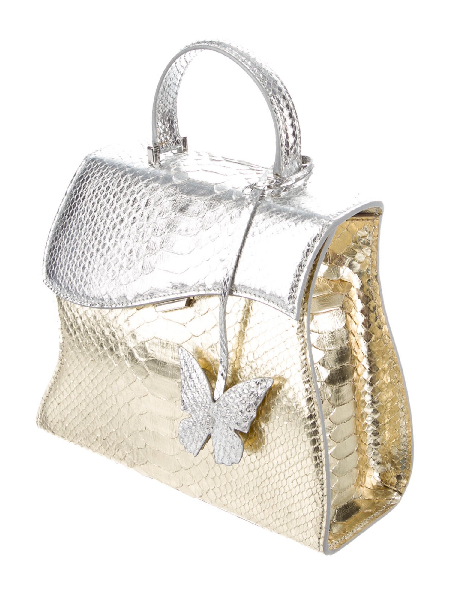 Ming Ray 2018 Larissa Python Bag - Gold Handle Bags, Handbags ...