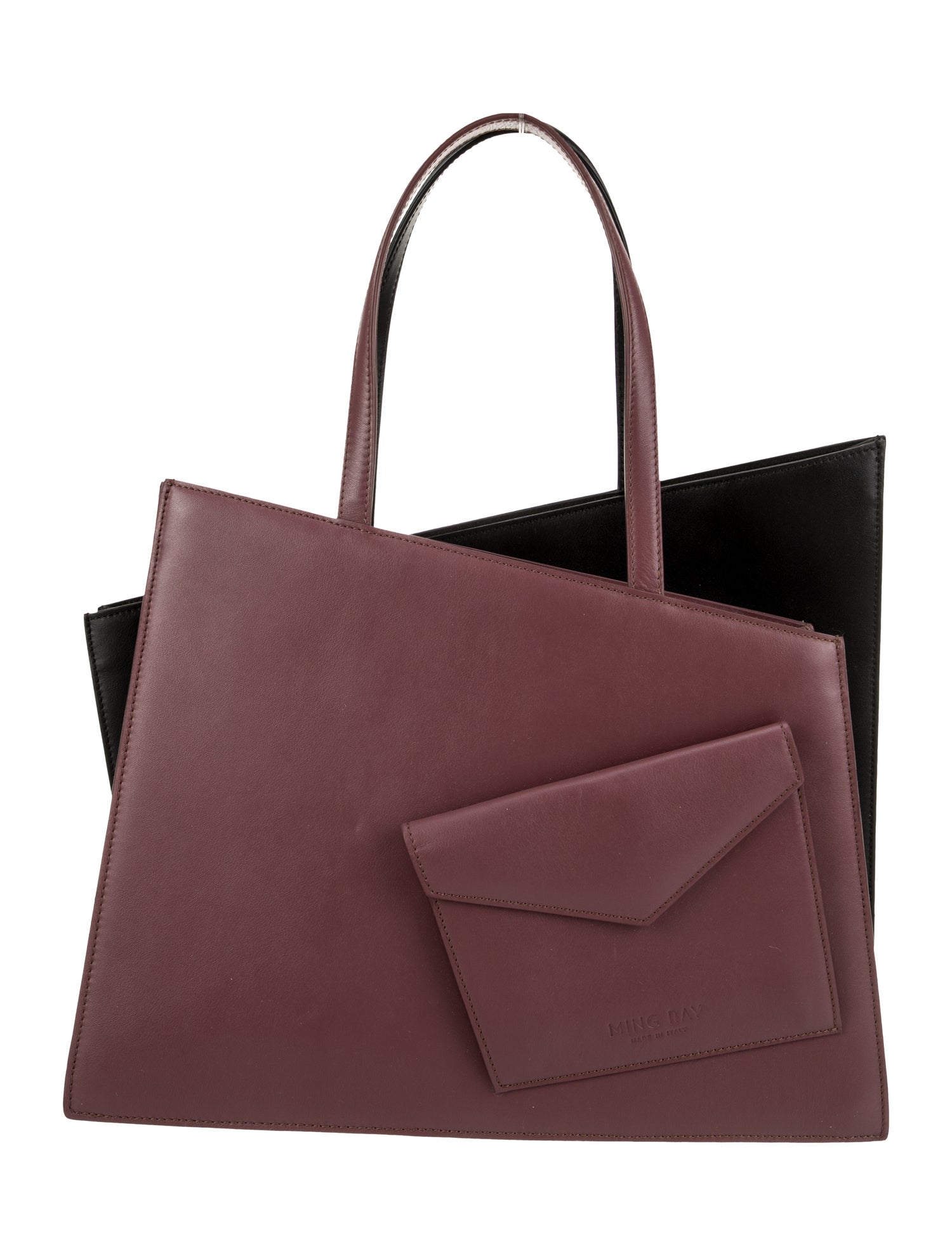 Ming Ray Leather Shoulder Bag - Black Shoulder Bags, Handbags ...