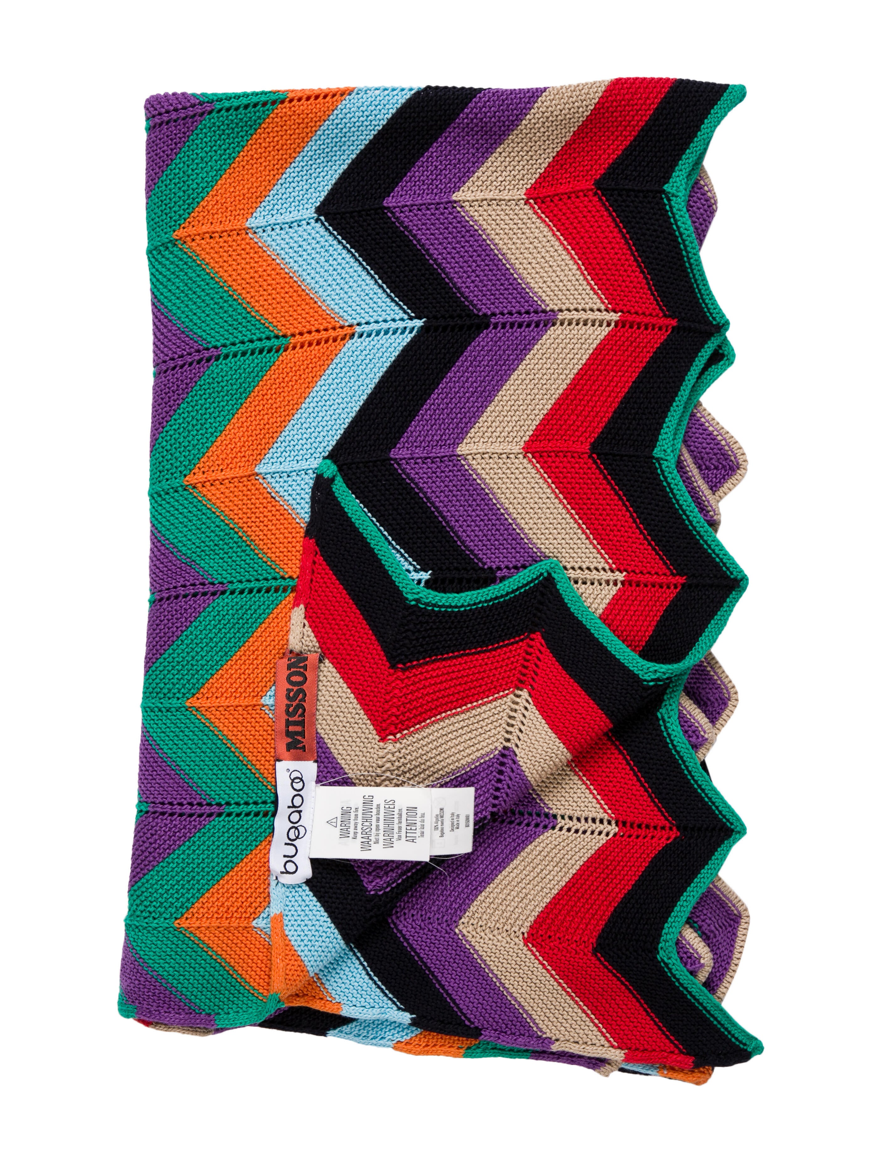 Missoni Linen & Wool Throw Blanket - Orange Throws, Pillows & Throws ...