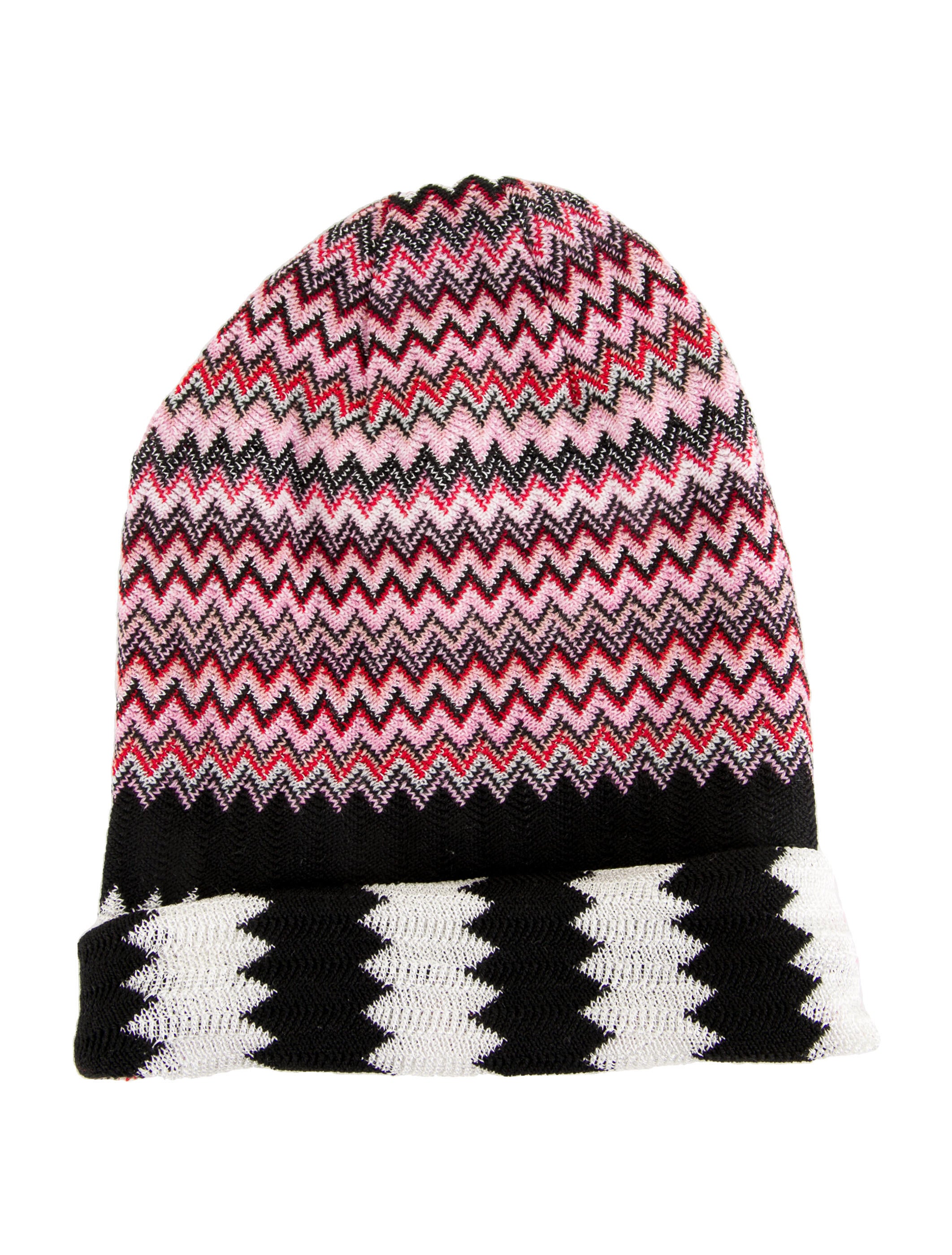 Missoni Missoni Wool Patterned Beanie - Pink Hats, Accessories ...